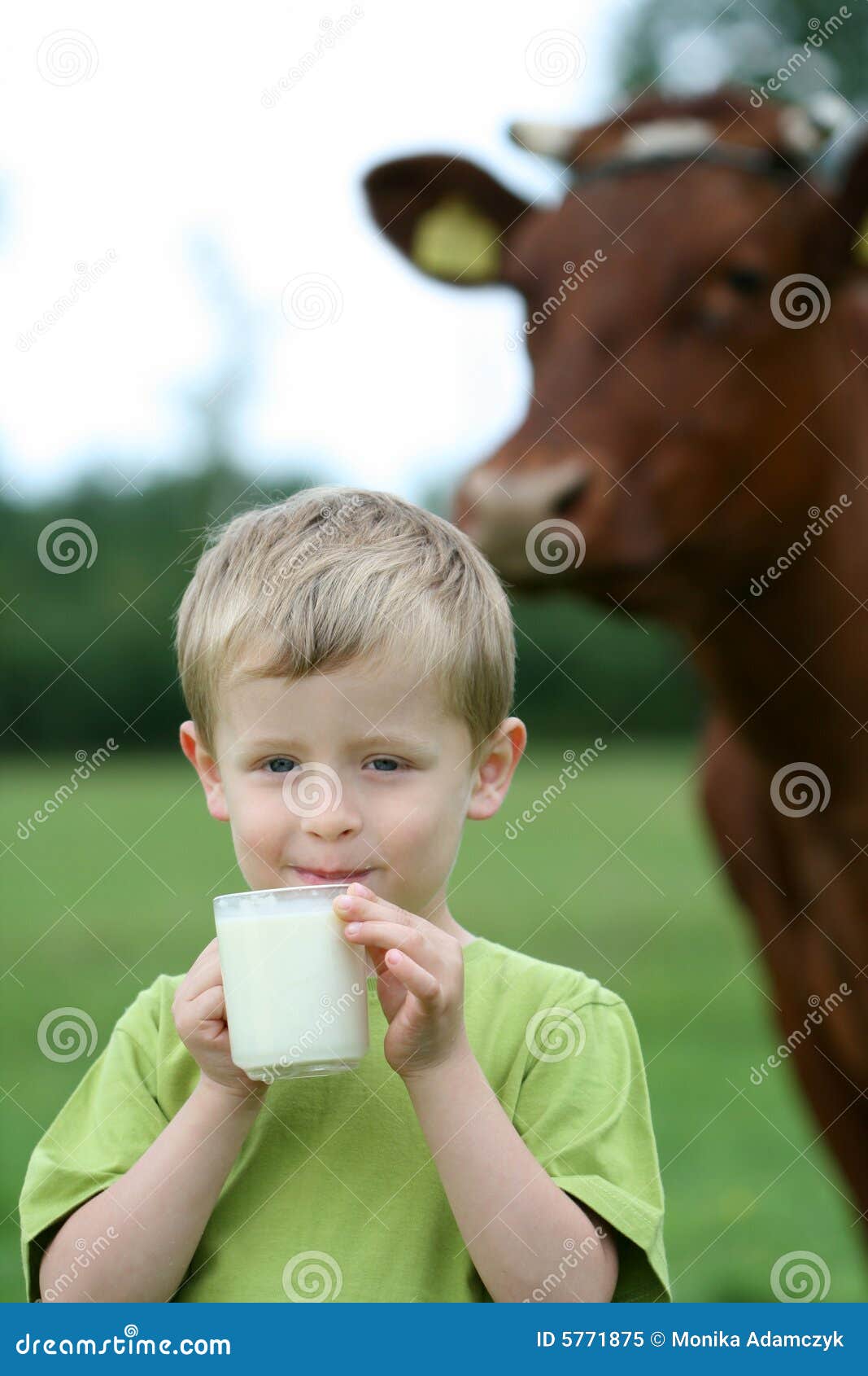 Drinking milk stock image. Image of healthy, eating, thirsty - 5771875