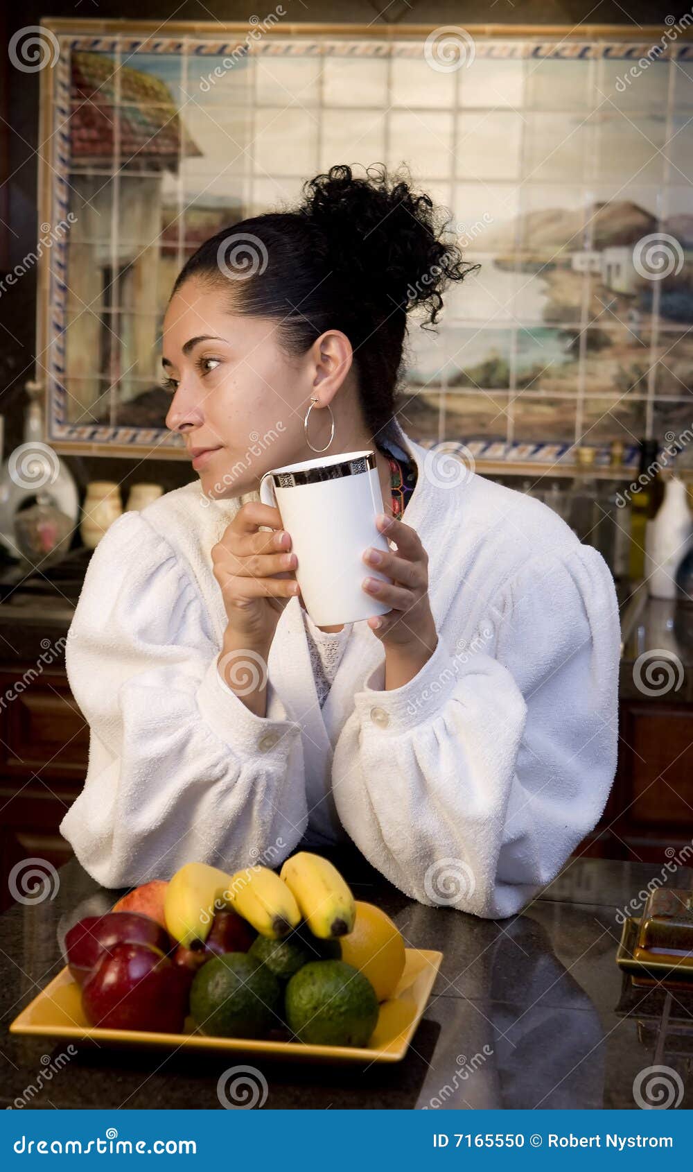 Drinking morning coffee stock photo. Image of people, home - 7165550