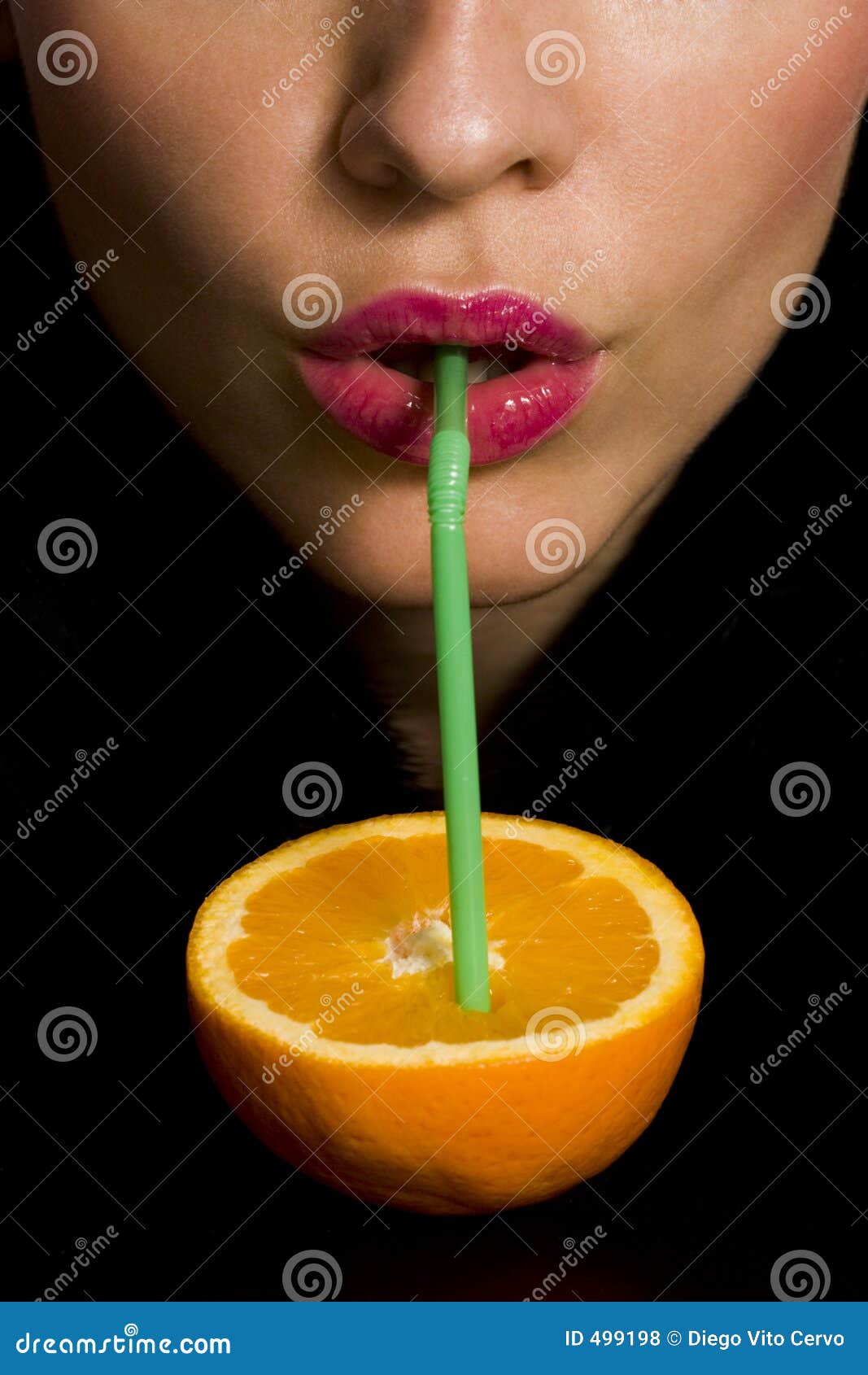 Drinking-an-orange stock photo. Image of beauty, cold, females - 499198