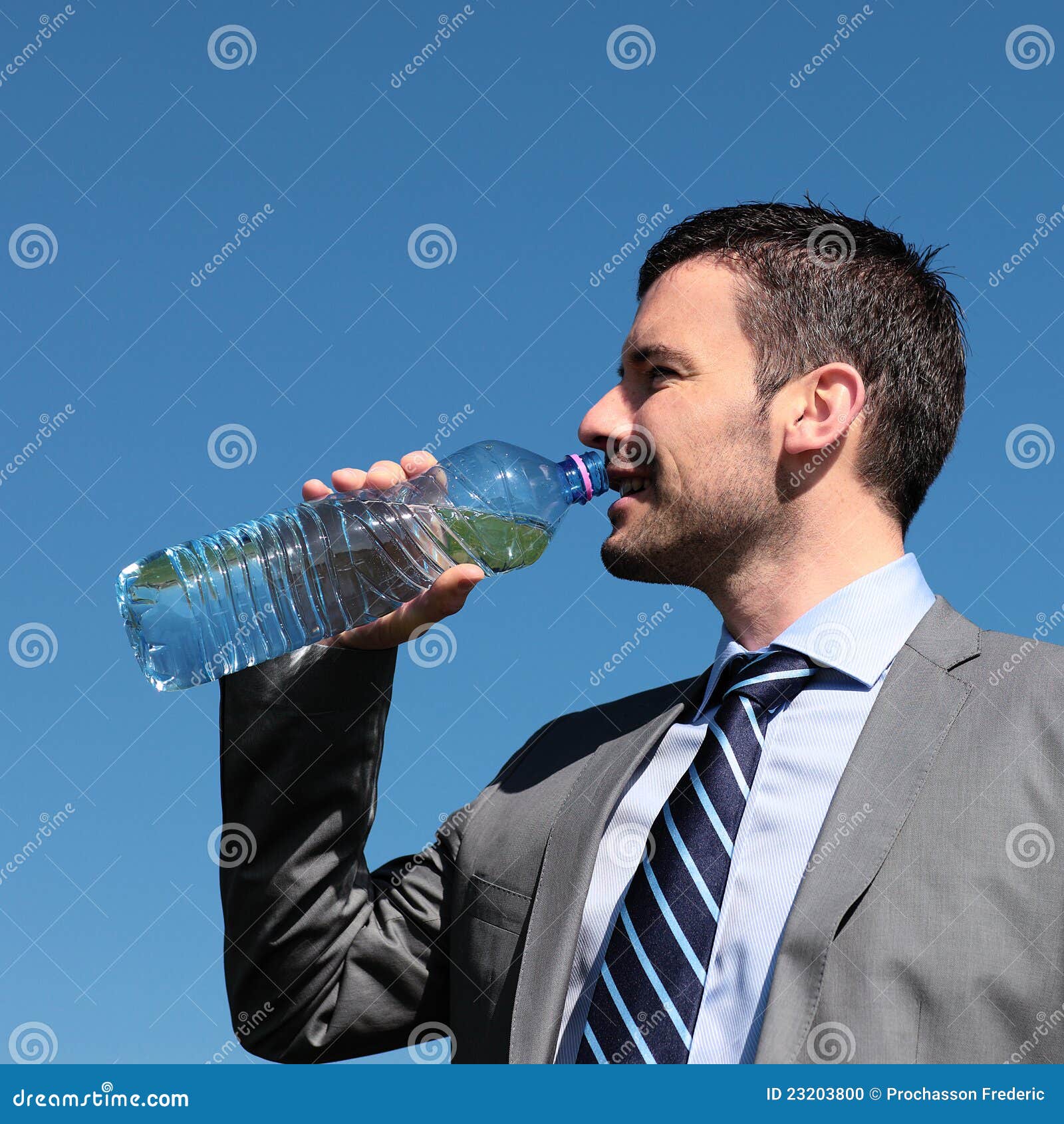 Drinking square stock photo. Image of happy, portrait - 23203800