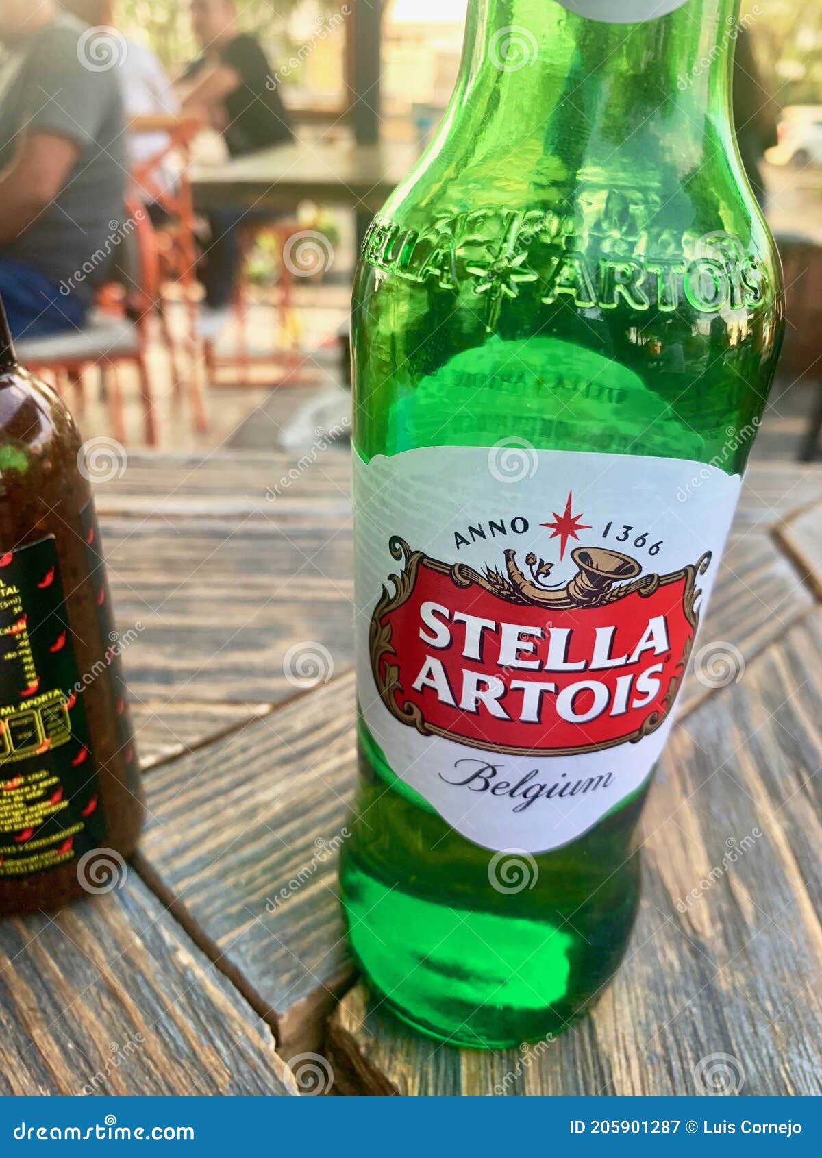 Drinking Stella Beer in a Mexican Bar Editorial Photography - Image of ...