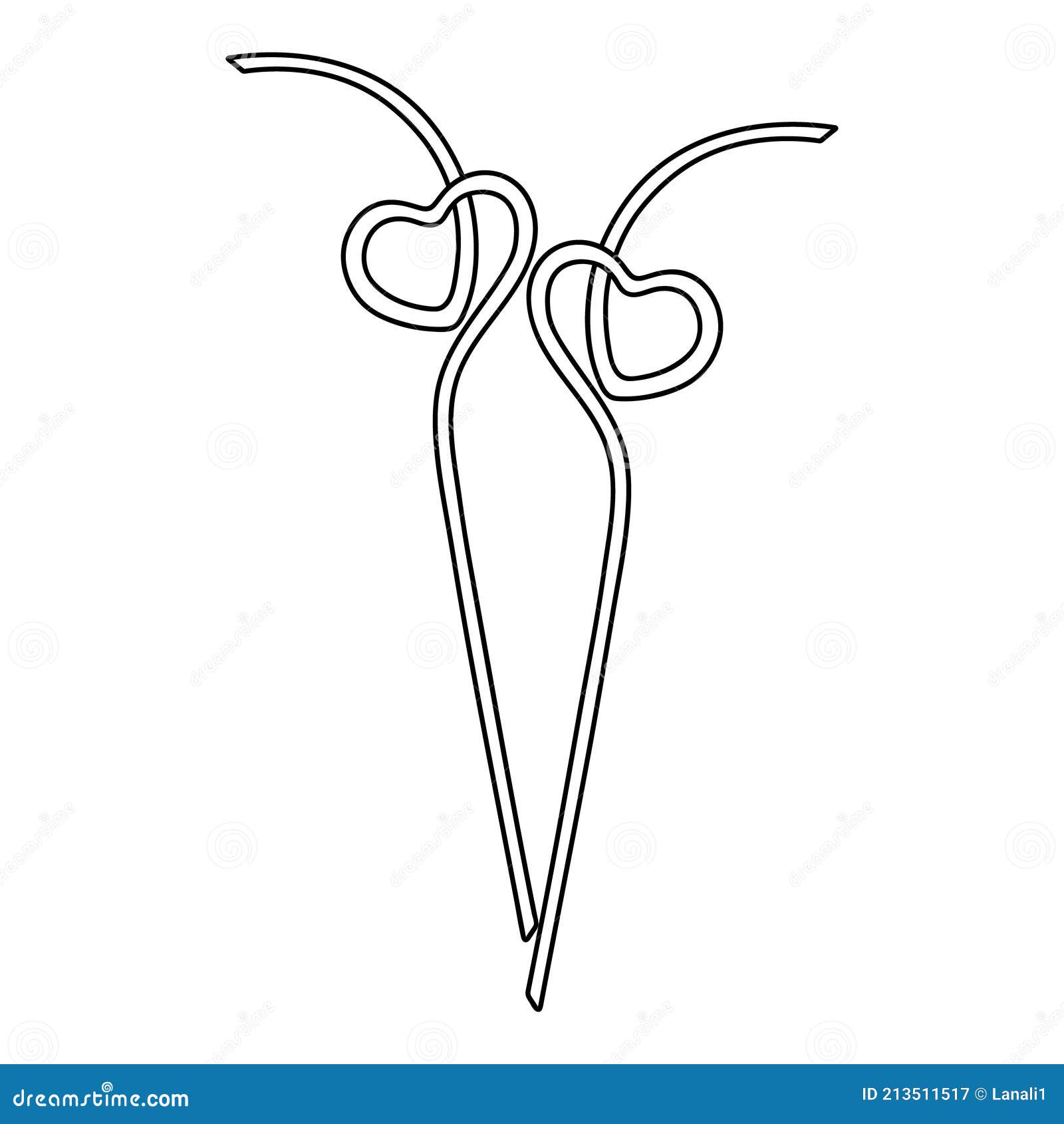 Drinking Straw. Plastic Straws for Drinks are Twisted in the Shape of a ...