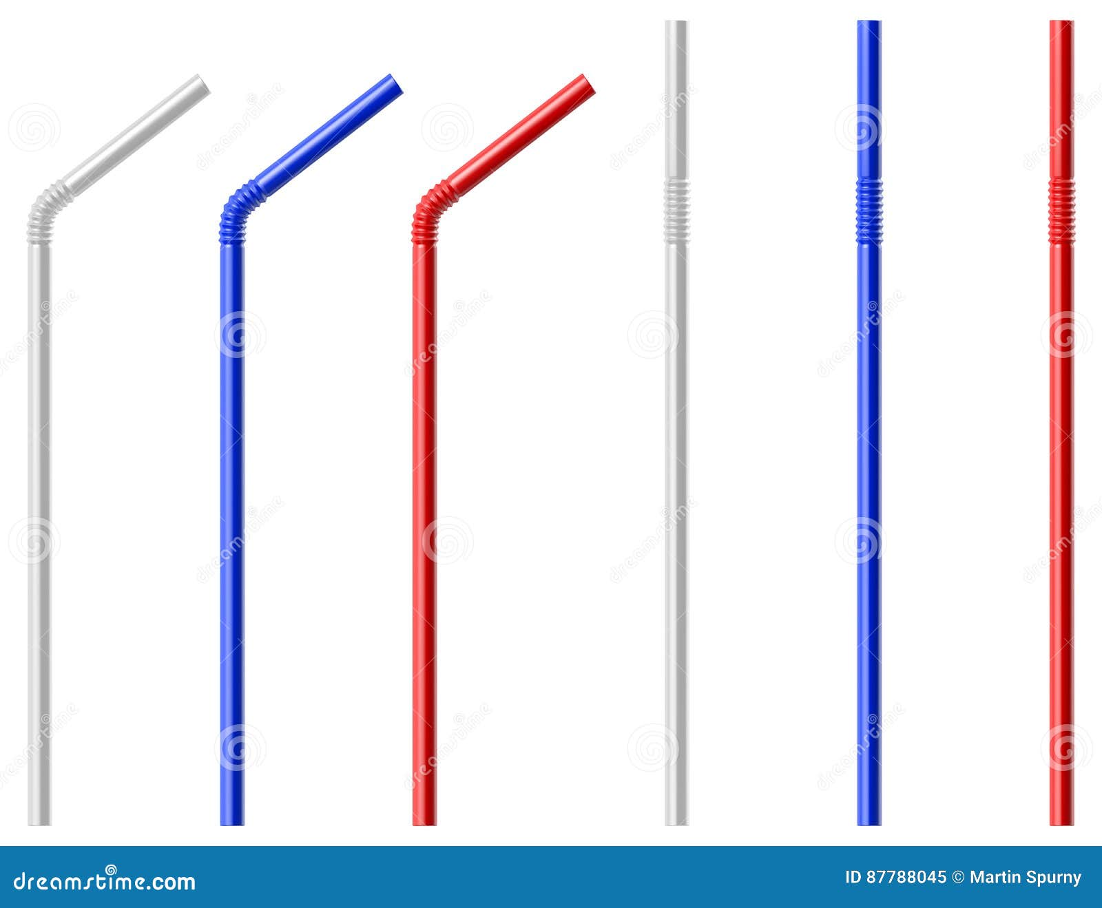 Drinking straw stock vector. Illustration of shiny, reflection - 87788045