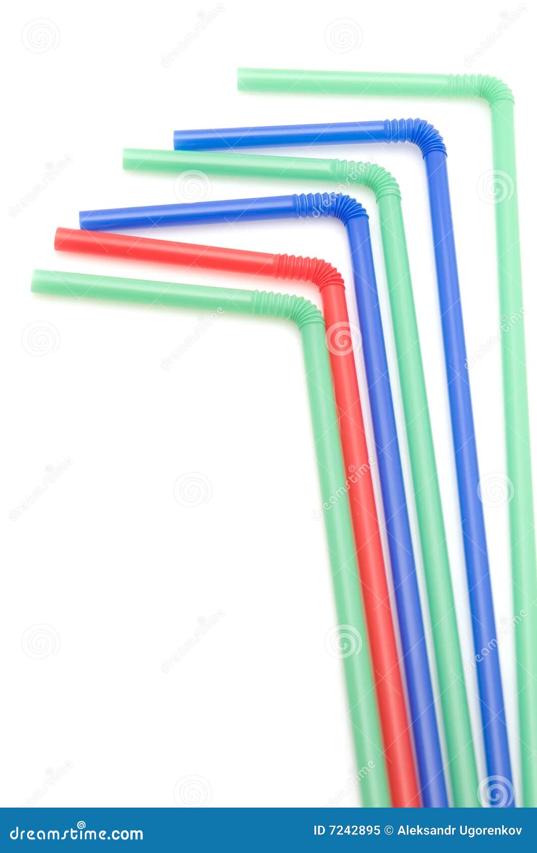 Drinking Straw on White Closeup Stock Image - Image of circle, twist ...