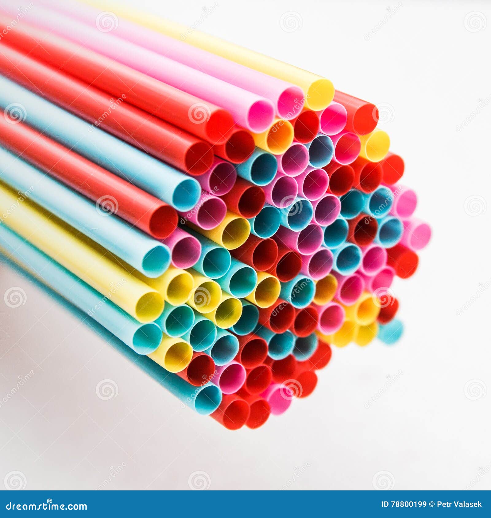 Drinking straws stock image. Image of straws, pipe, plastic - 78800199