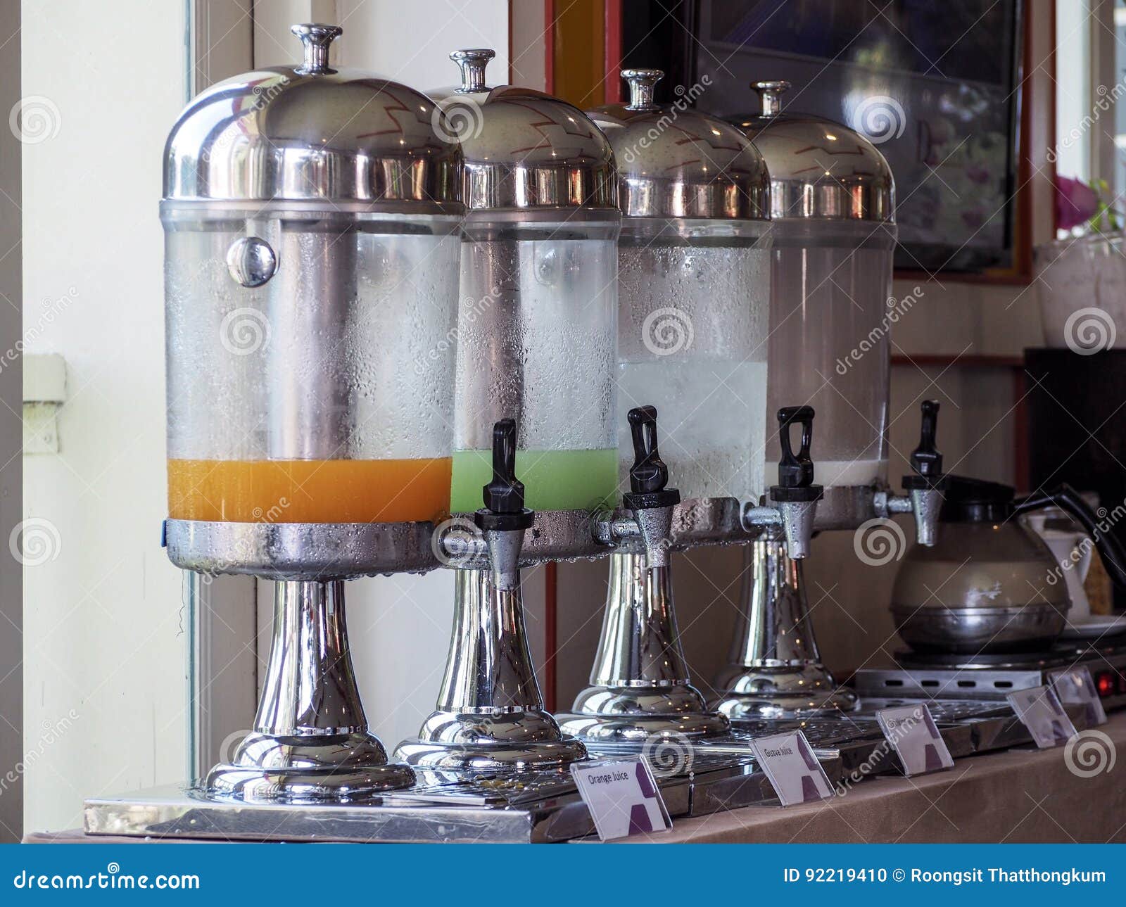 Drinking tank stock photo. Image of dispenser, buffet - 92219410