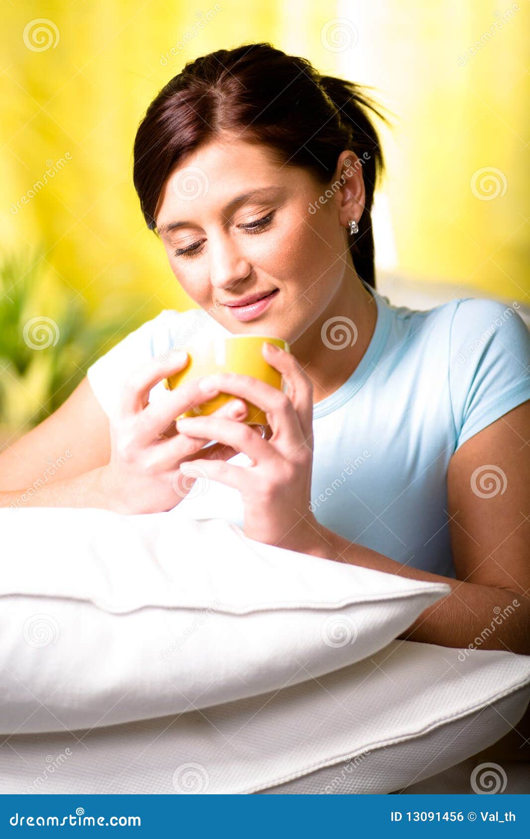 Drinking tea stock photo. Image of people, person, women - 13091456