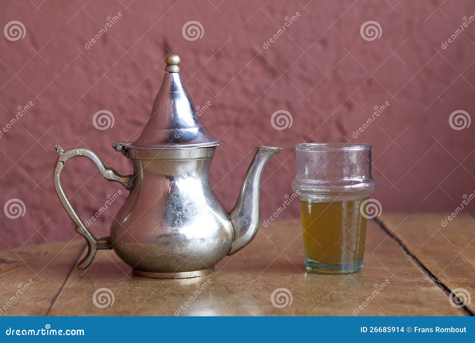 Drinking Traditional Tea in Marrakesh Morocco Stock Photo - Image of ...