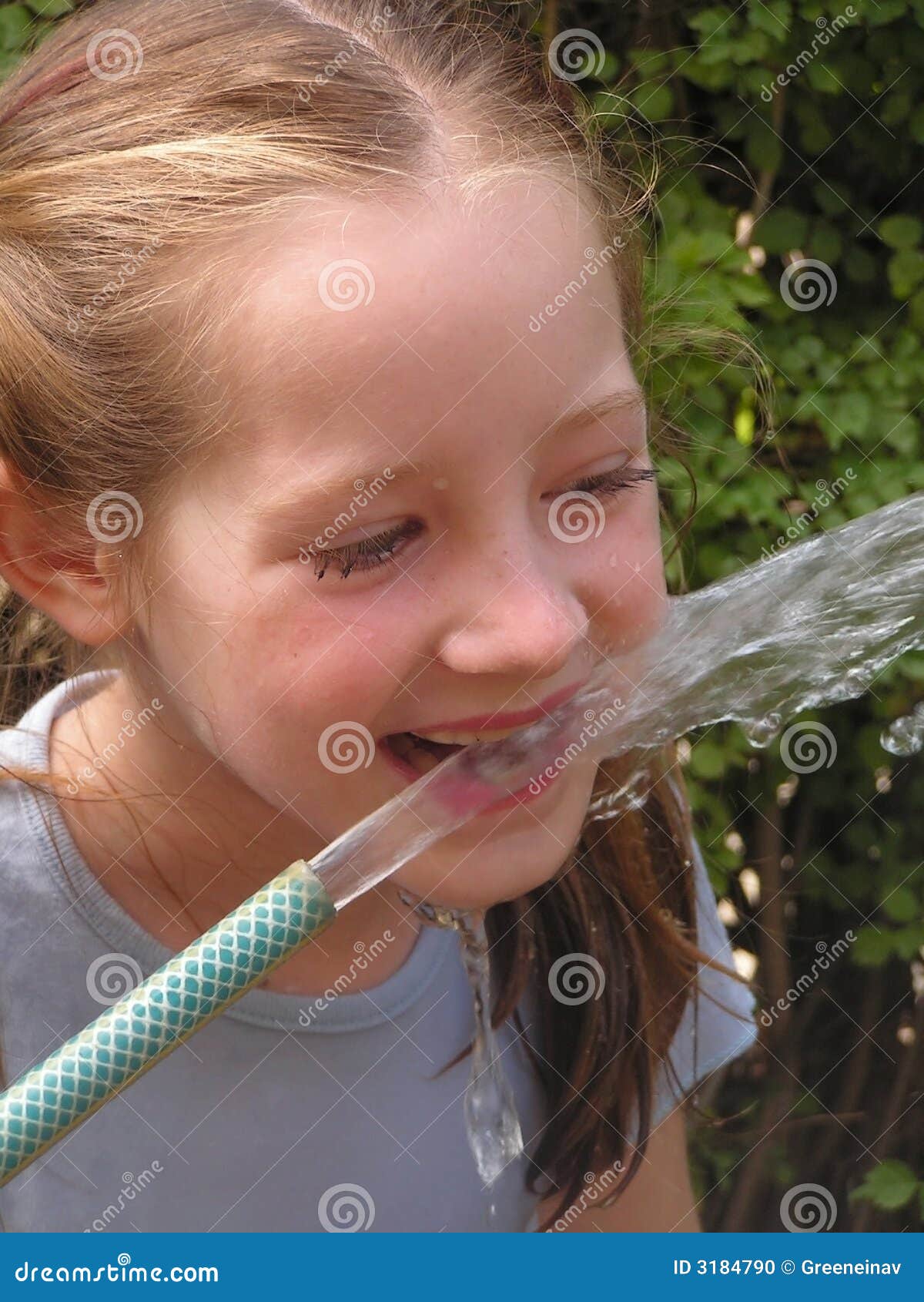 Drinking WATER stock photo. Image of beverage, hose, gush - 3184790