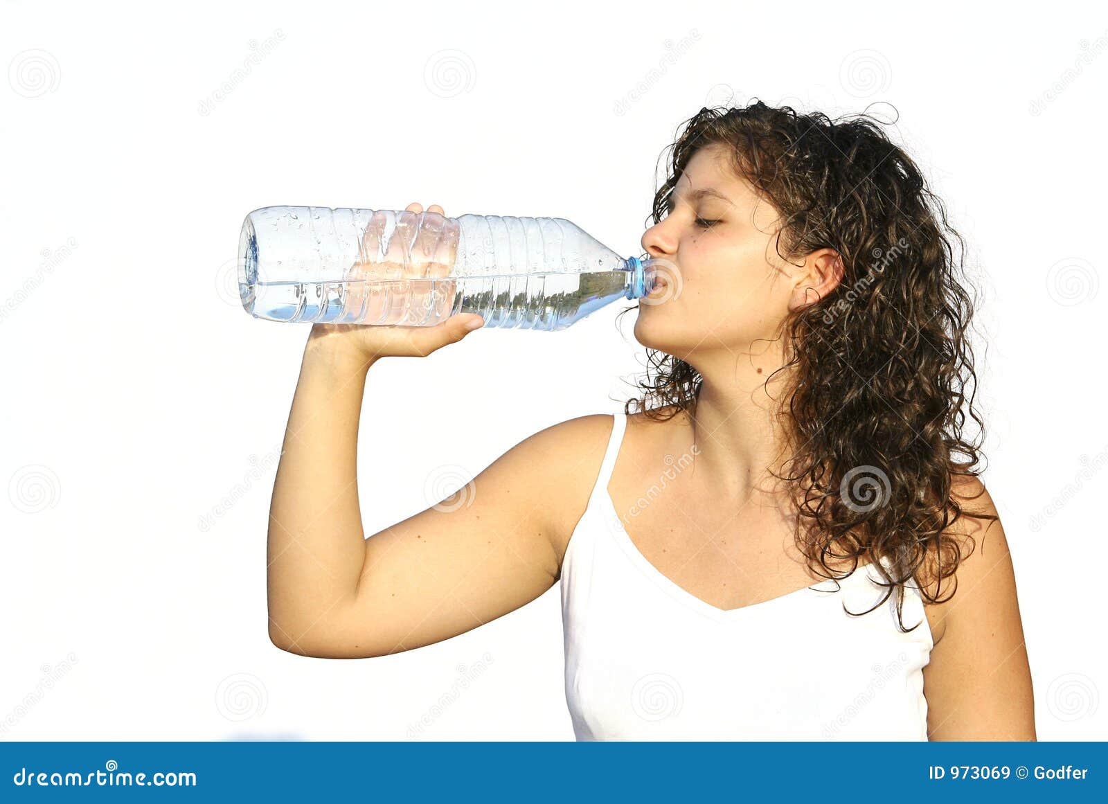 Drinking water stock image. Image of white, wholesome, thirsty - 973069