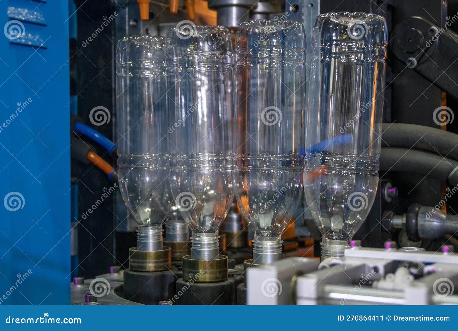 The Drinking Water Bottle Manufacturing Process by Blow Mold Machine ...