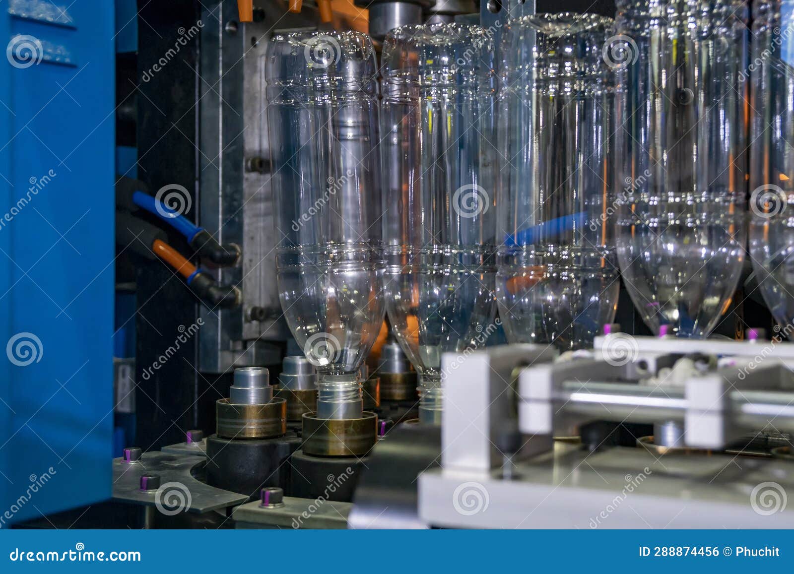 The Drinking Water Bottle Manufacturing Process by Blow Mold Machine ...