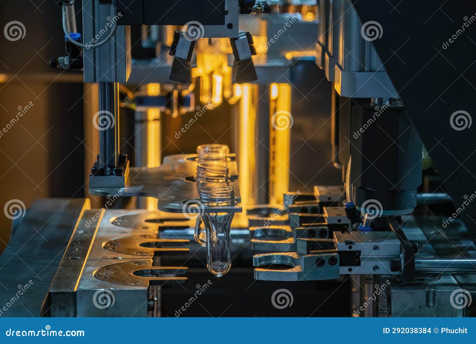 The Drinking Water Bottle Manufacturing Process by Blow Mold Machine ...