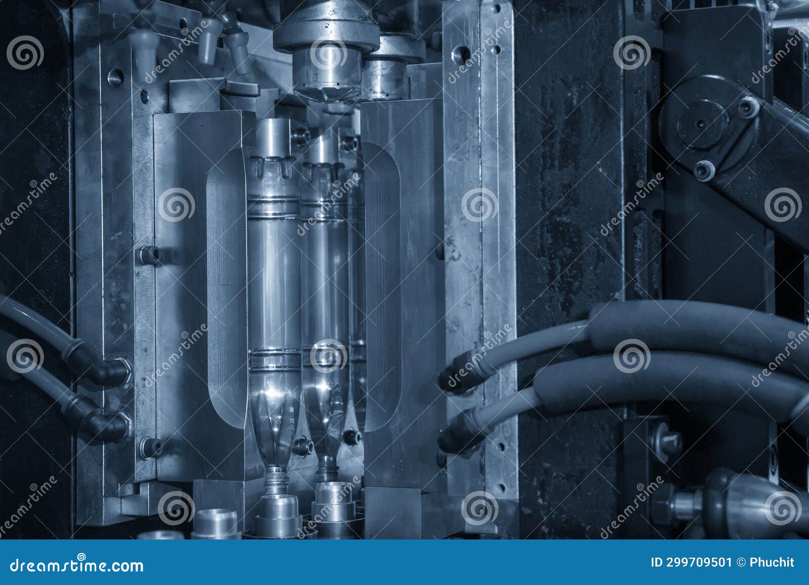 The Drinking Water Bottle Manufacturing Process by Blow Mold Machine ...