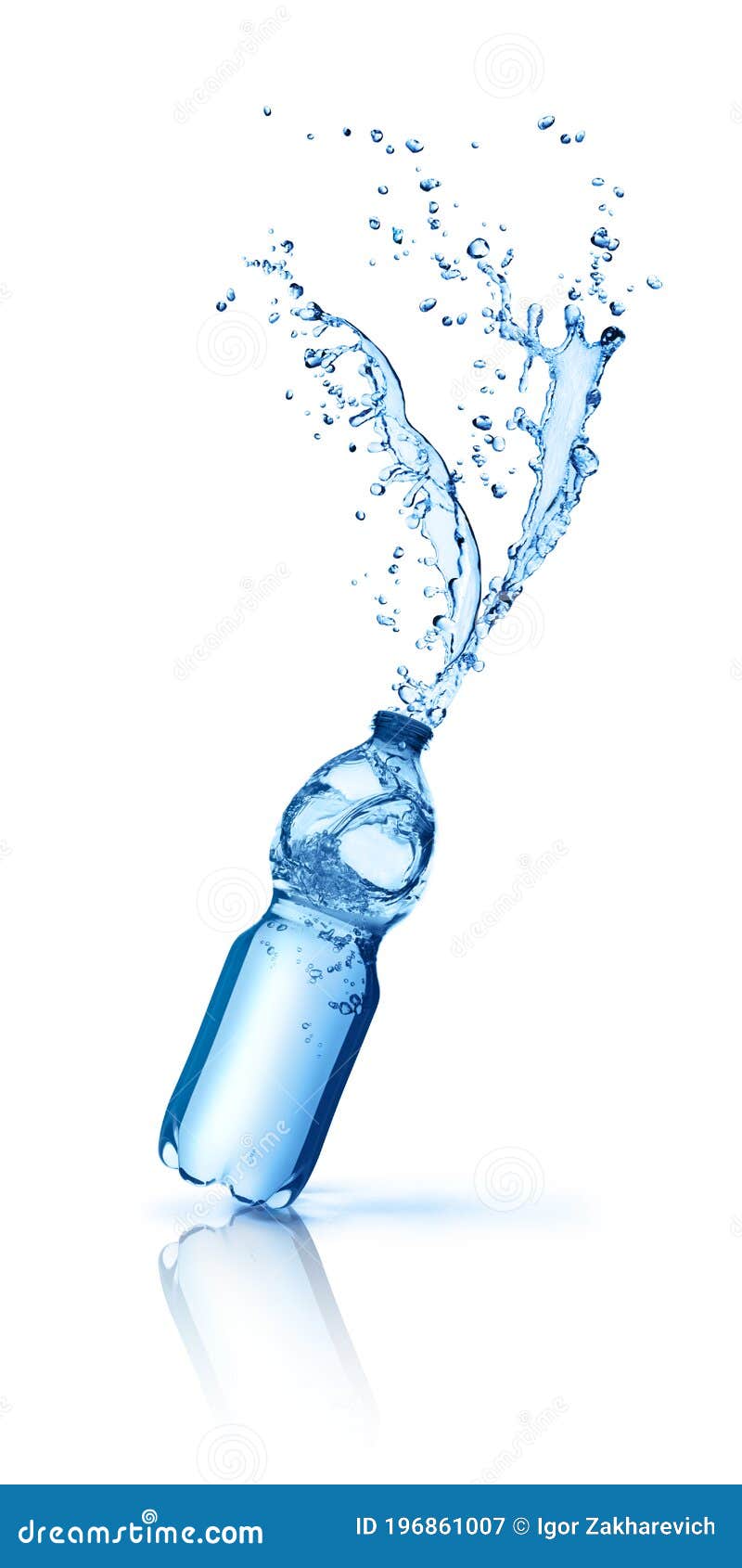 Drinking Water Bottle Splash Stock Image - Image of water, nature ...