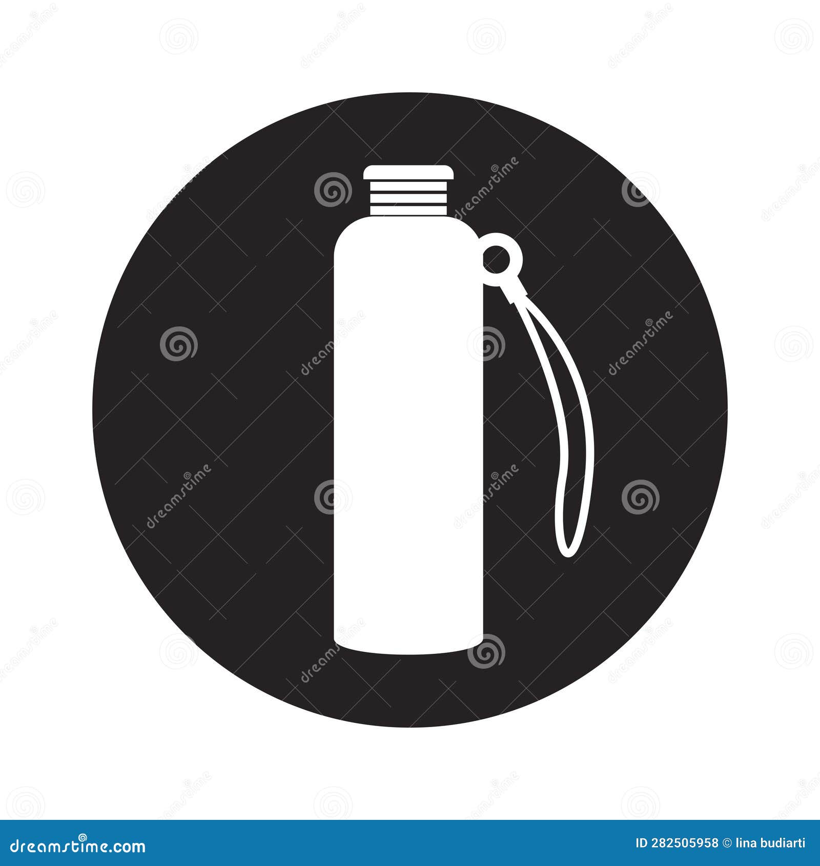 Drinking Water Bottles Icon Stock Vector - Illustration of water ...