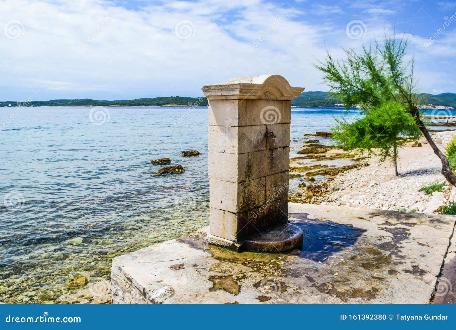 Drinking water column stock photo. Image of peninsula - 161392380