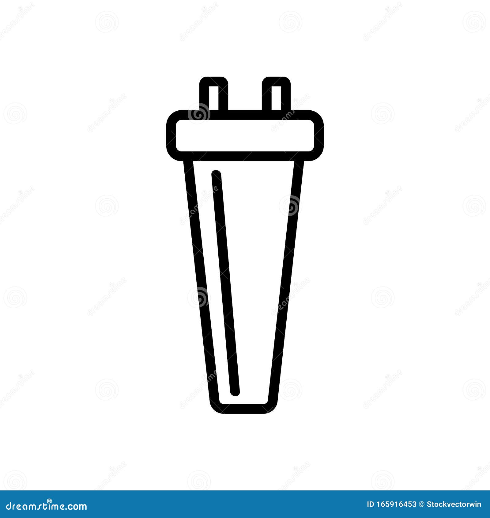 The Drinking Water Filter is an Icon Vector. Isolated Contour Symbol ...
