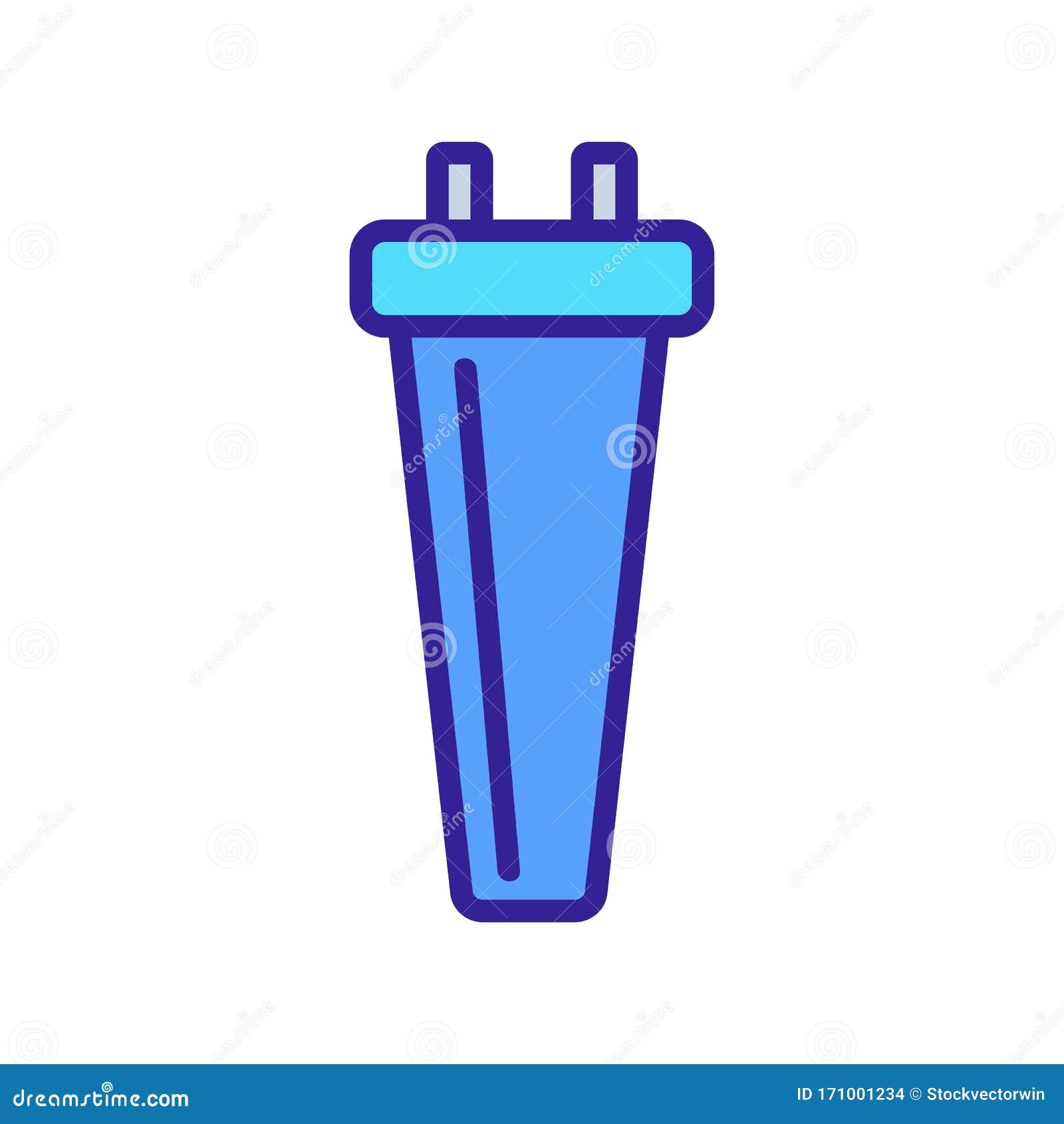The Drinking Water Filter is an Icon Vector. Isolated Contour Symbol ...