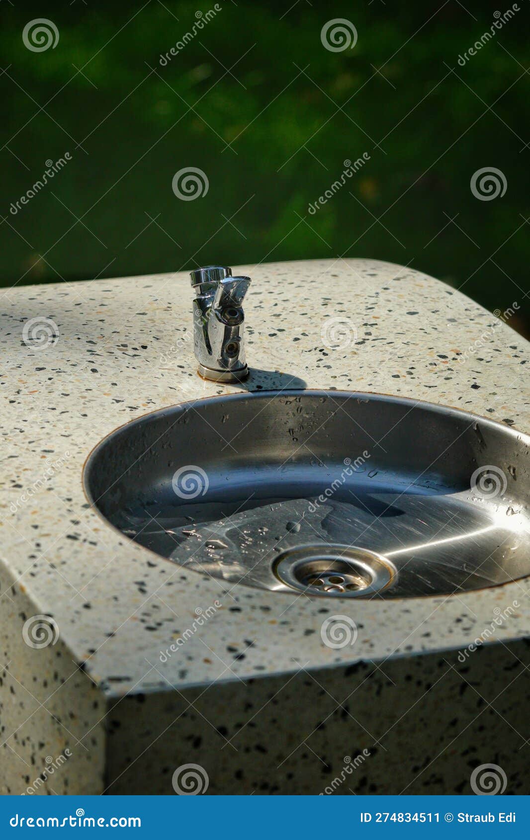 Drinking water fountain stock image. Image of shiny - 274834511