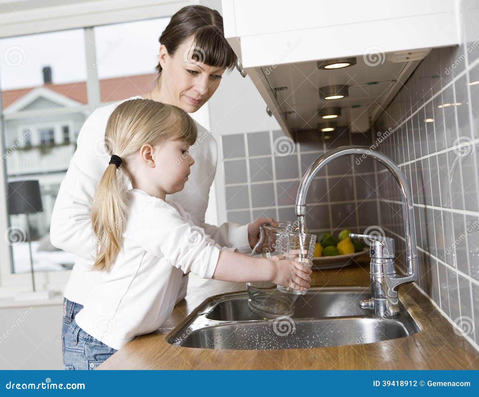 Drinking Water Splash Isolated On White Royalty-Free Stock Photography ...