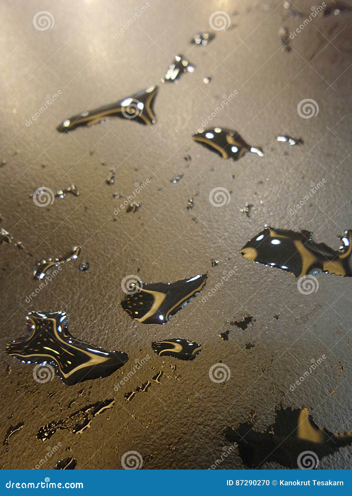 Drinking Water Spilt on Table Stock Photo - Image of drinking, water ...