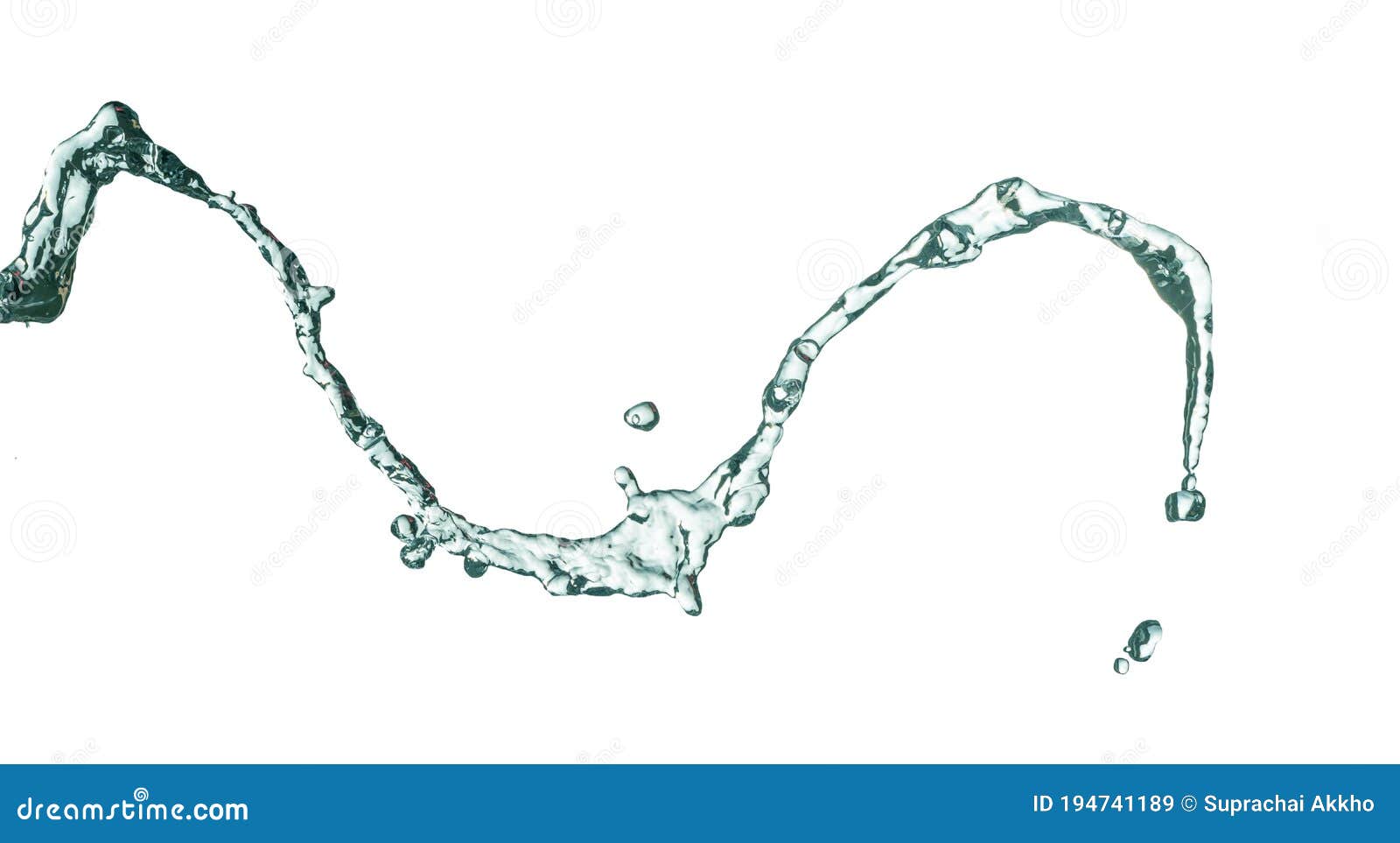 Drinking Water Splash Isolated on White Stock Image - Image of clean ...