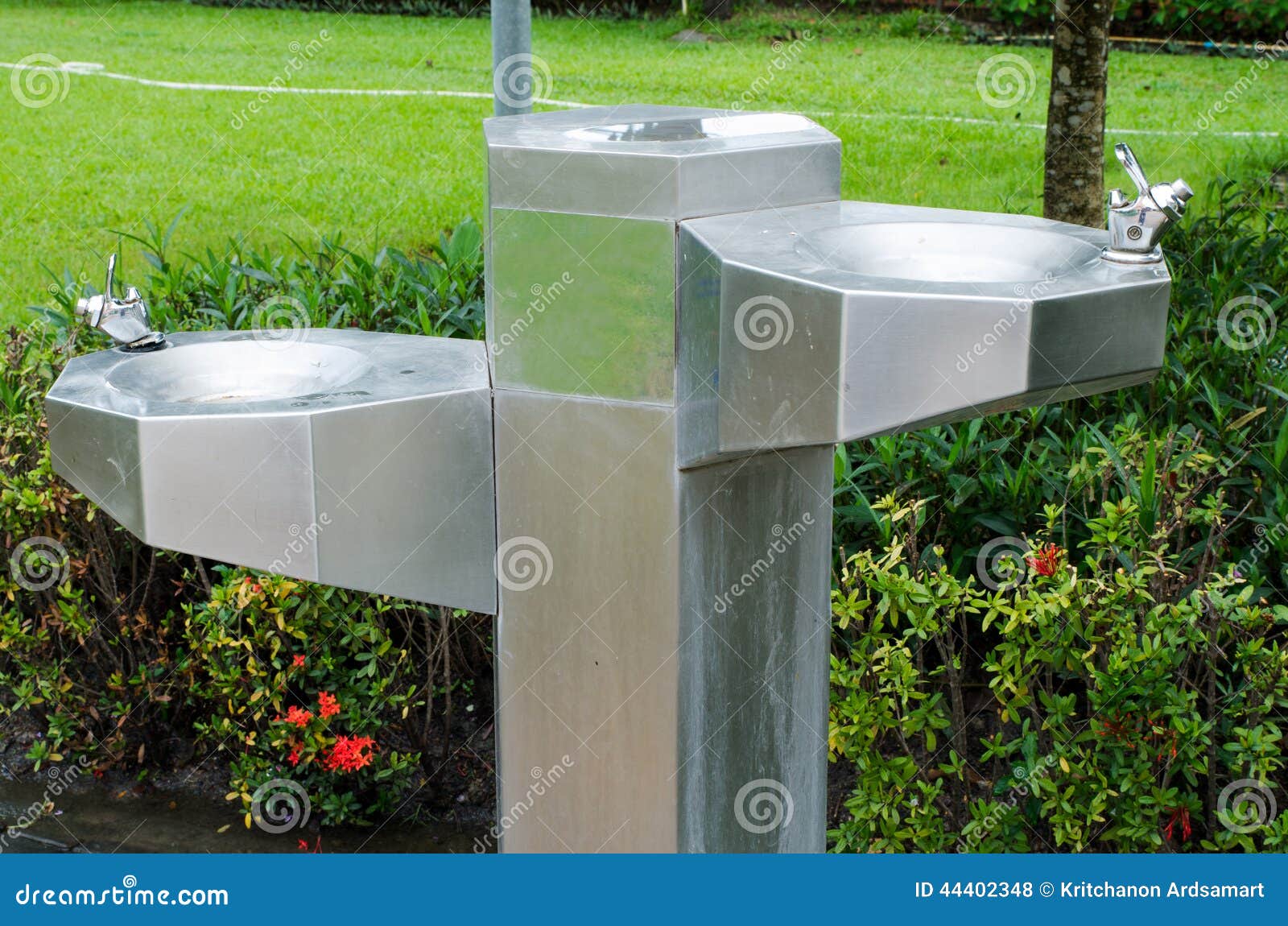 Drinking water station. stock photo. Image of station - 44402348