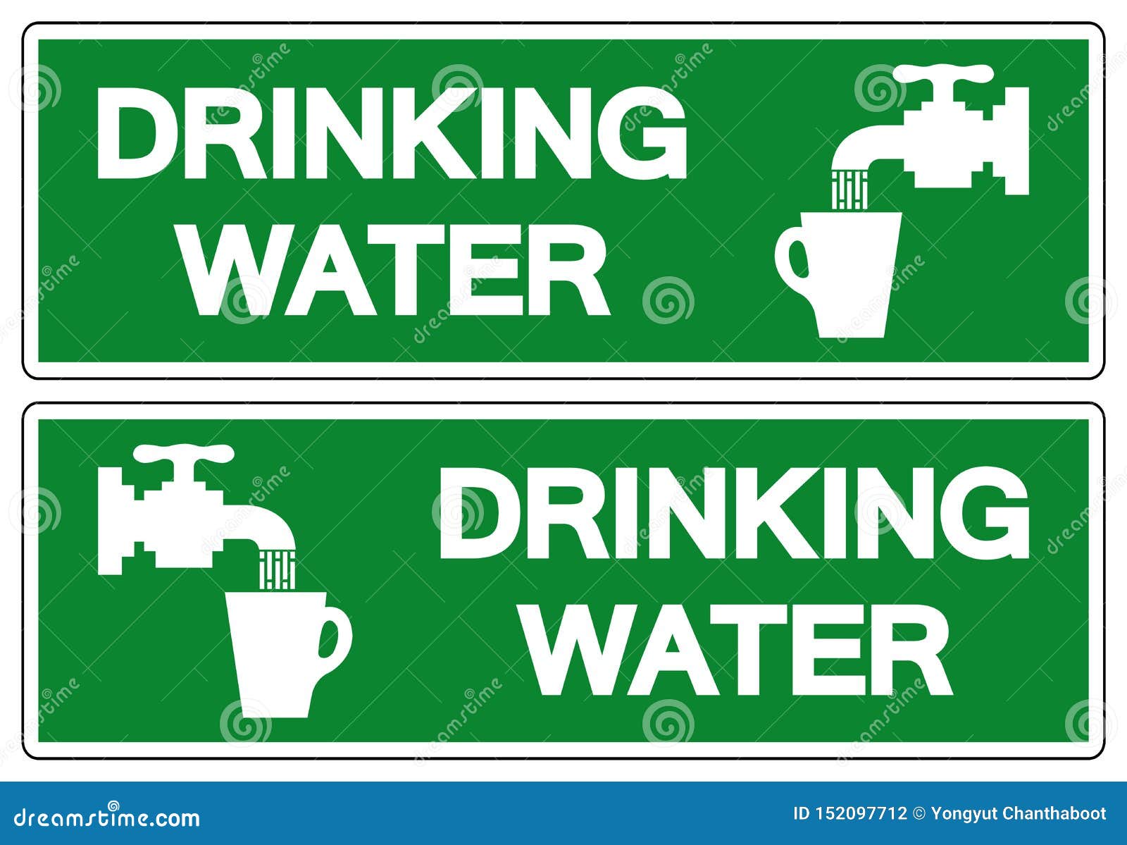 Drinking Water Symbol Sign ,Vector Illustration, Isolate on White ...