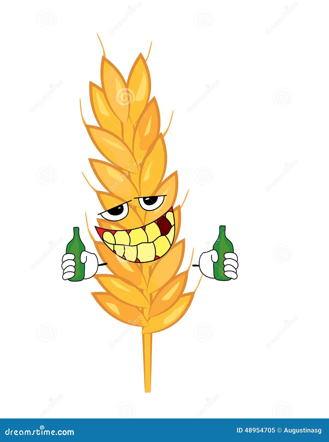 Wheat Cartoon Vector Illustration | CartoonDealer.com #52945548