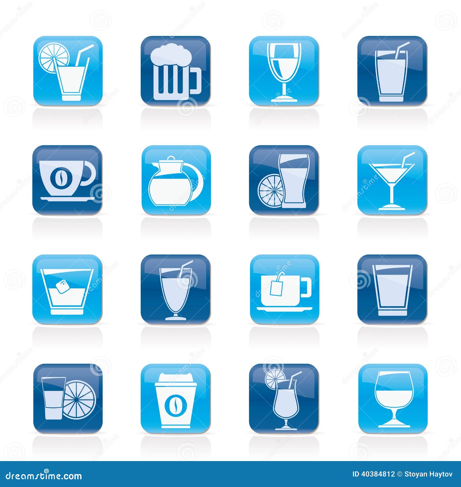Drinks and beverages icons stock vector. Illustration of scotch - 40384812