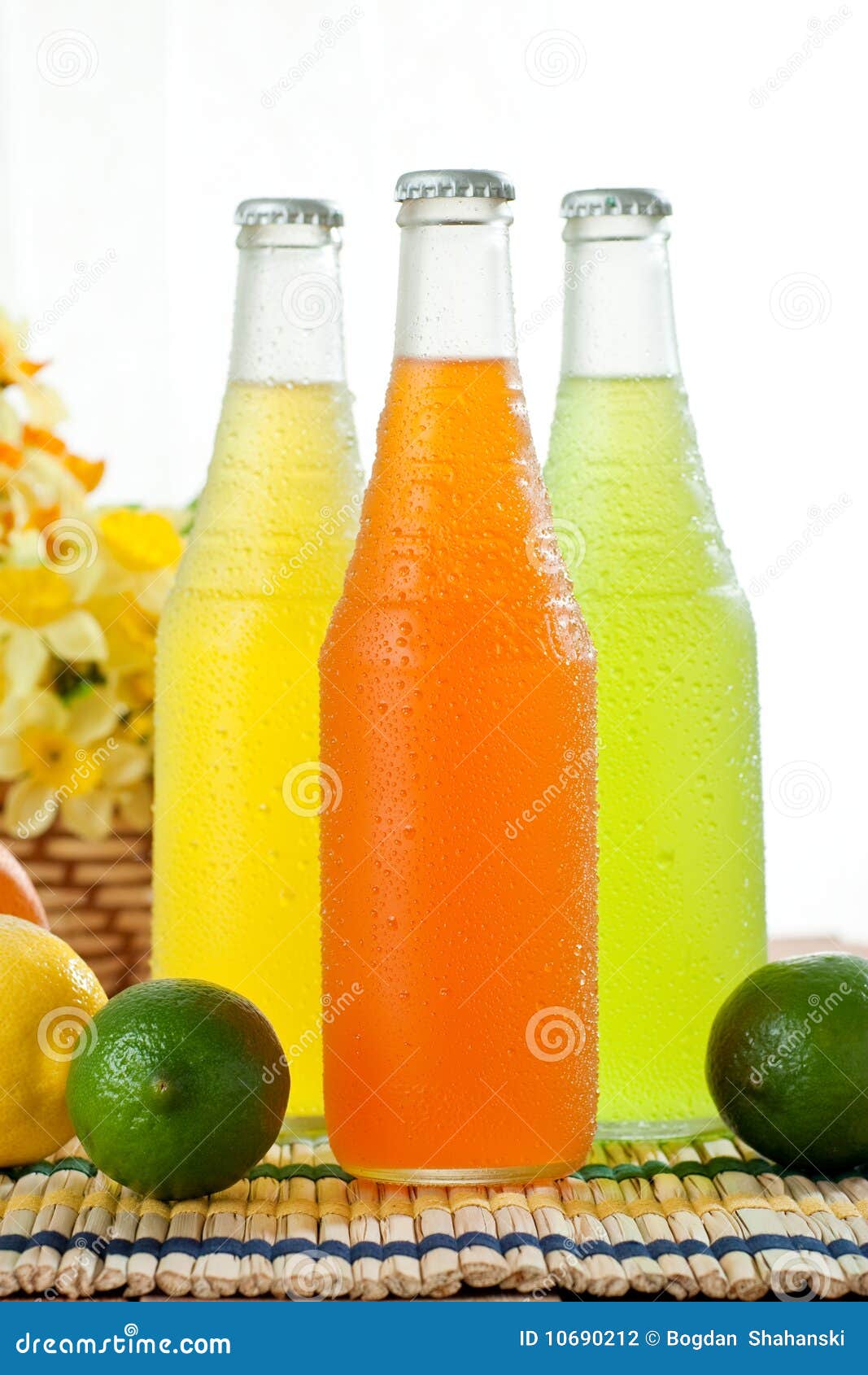 Drinks in bottles stock photo. Image of steamed, freshen - 10690212