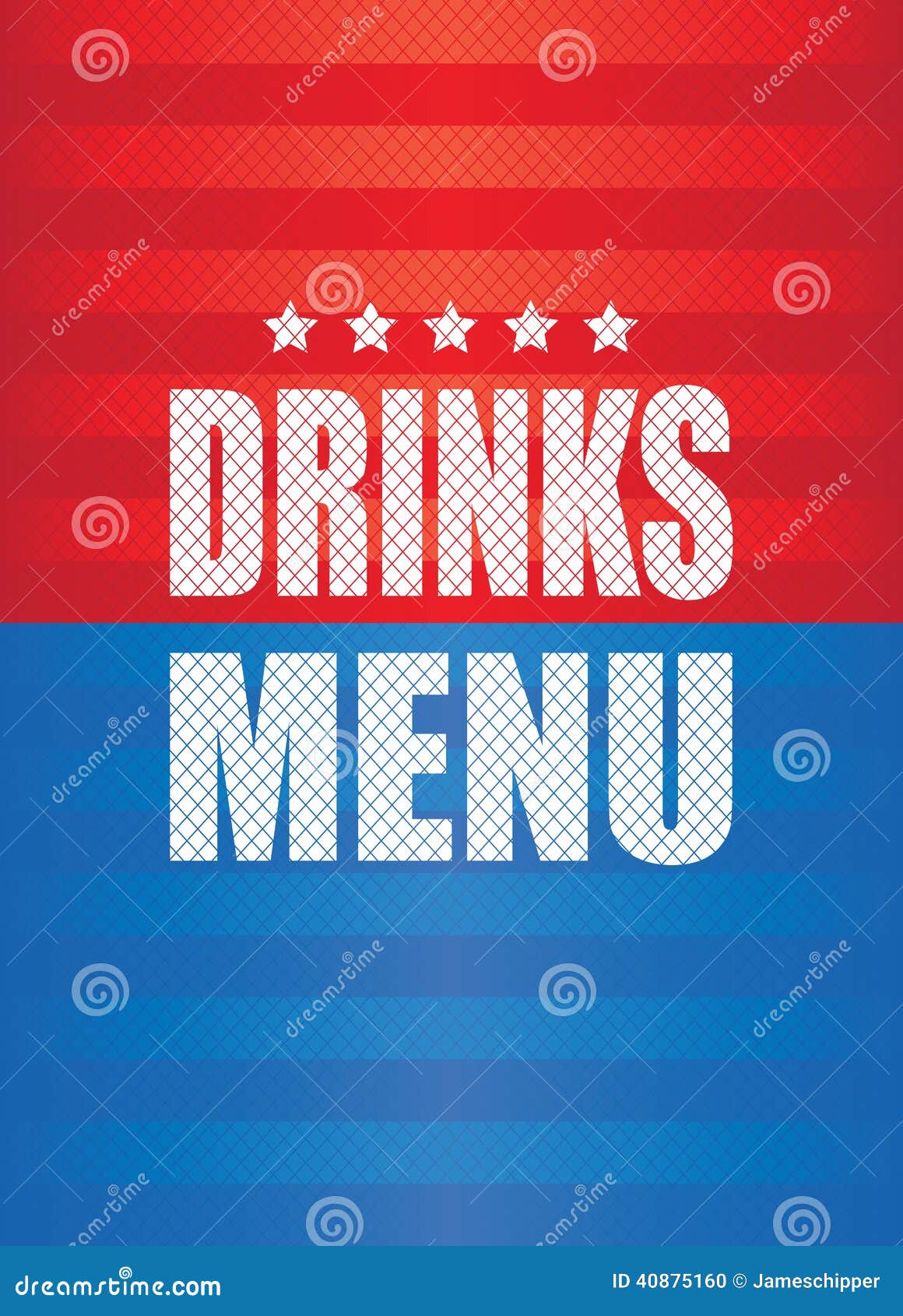 Drinks menu background stock vector. Illustration of paper - 40875160