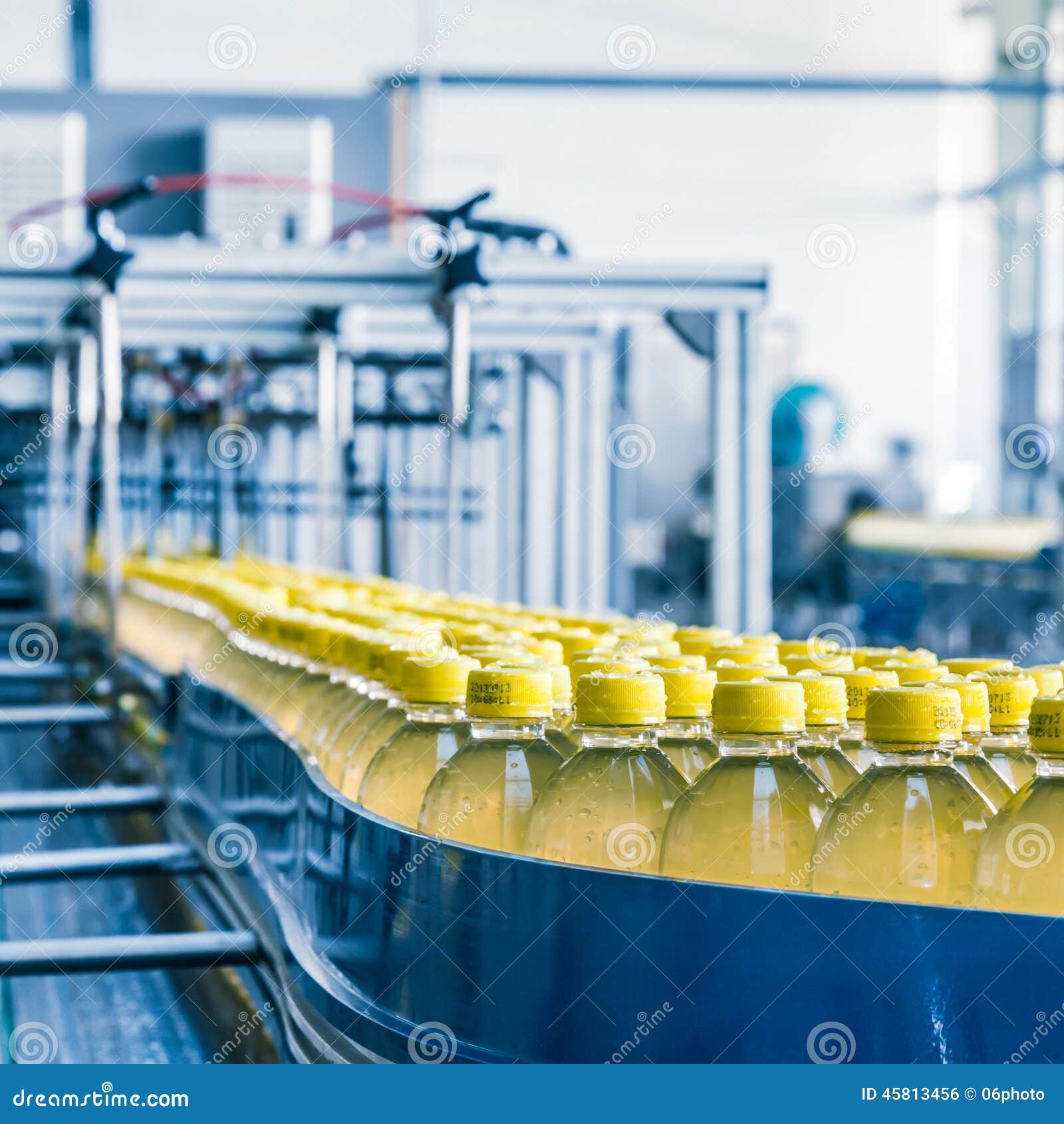 Drinks production plant stock photo. Image of blurred - 45813456