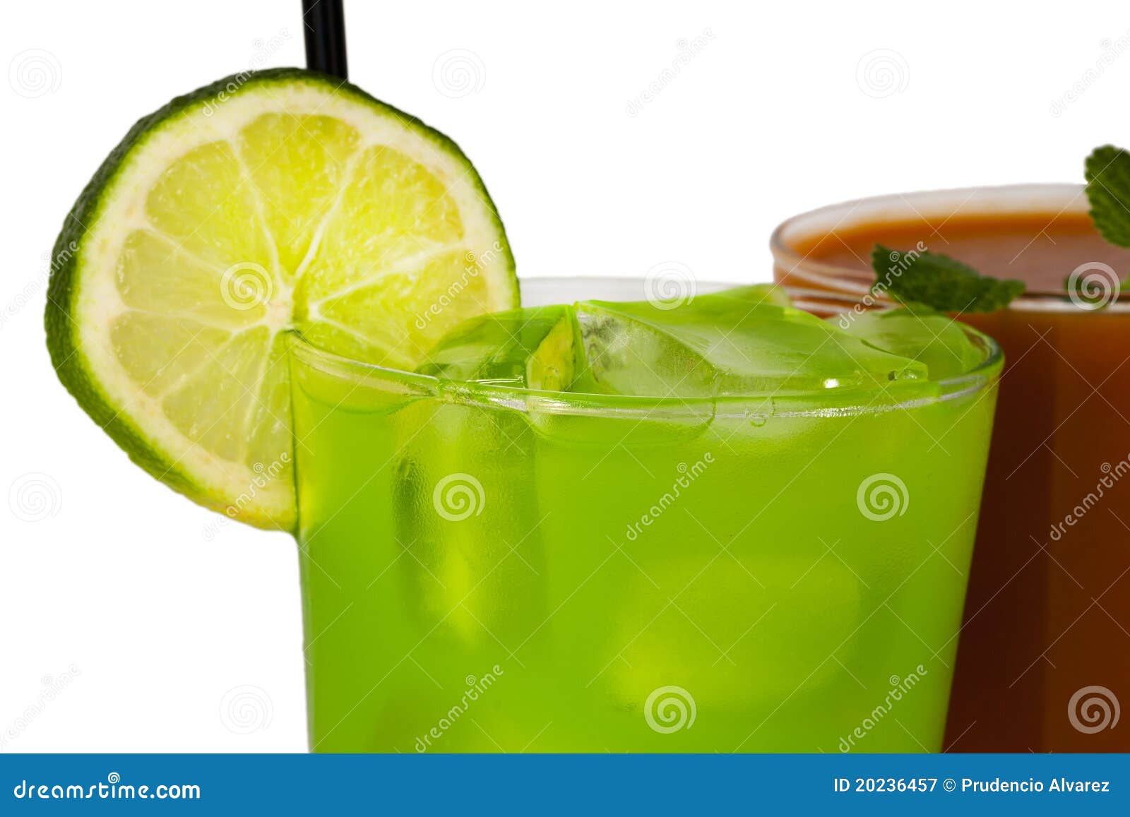 Drinks and refreshments stock image. Image of leaf, cold - 20236457