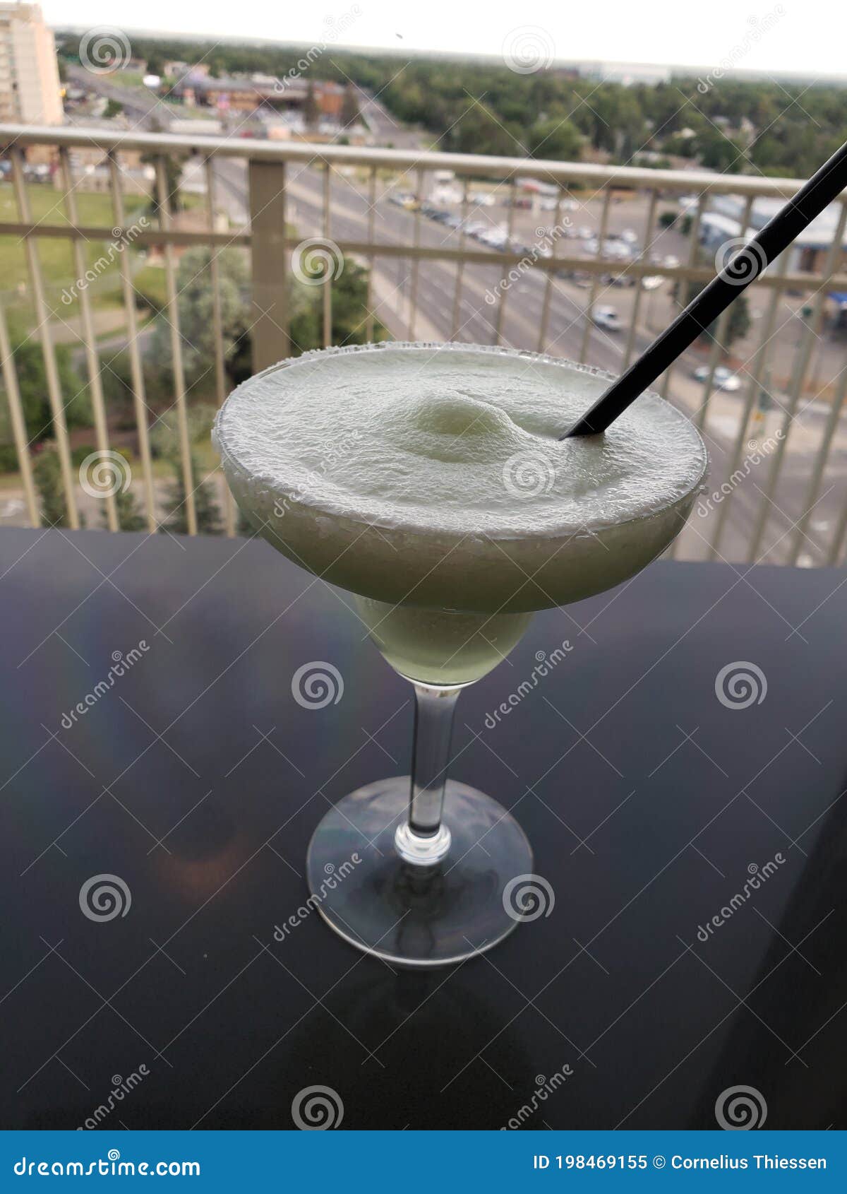 Drinks with a view stock image. Image of beer, drink - 198469155