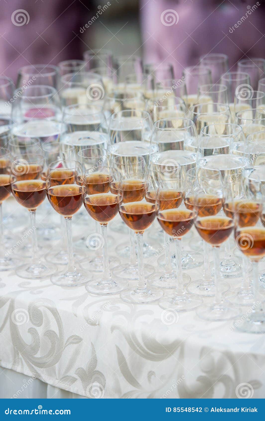 Drinks at the Wedding Buffet Table Stock Photo - Image of pleasure ...