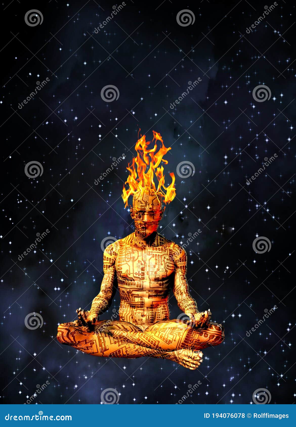 Driod meditation stock illustration. Illustration of elevation - 194076078 Driod meditation stock illustration. Illustration of elevation - 194076078