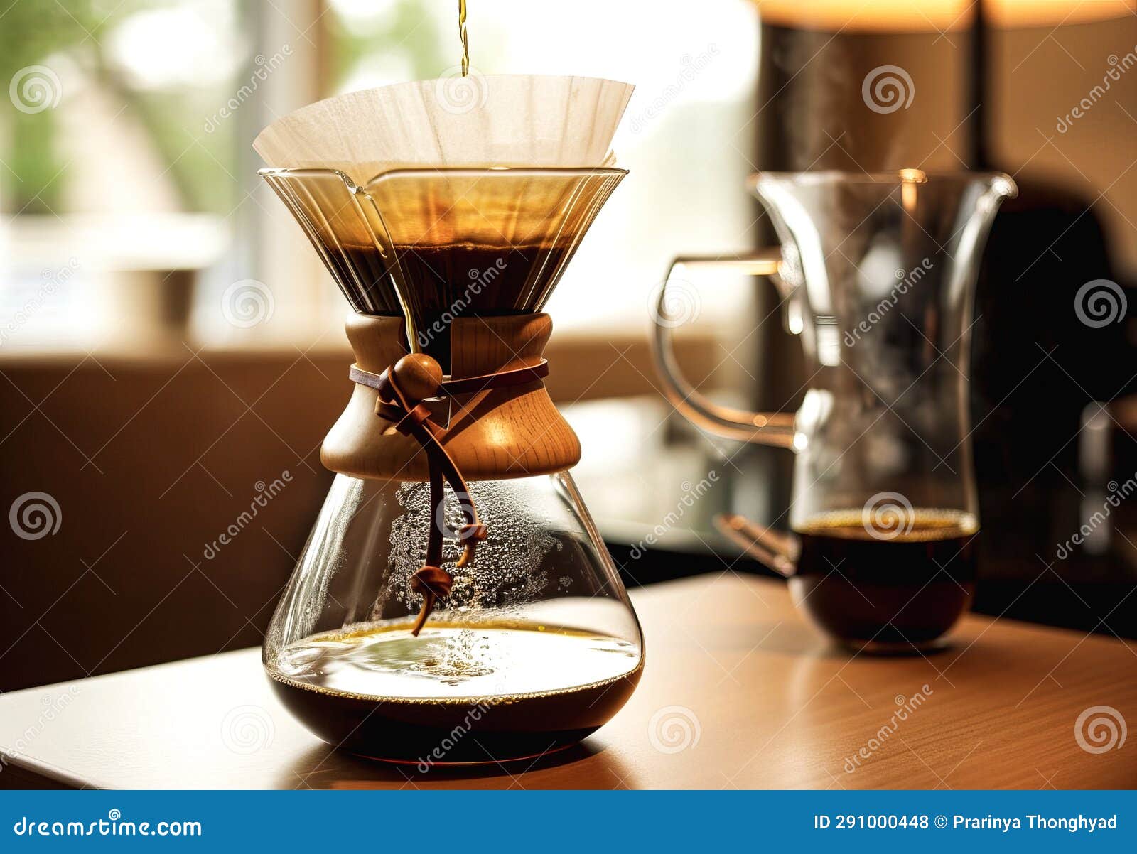 Drip Brewing, Barista Brewing Coffee in Coffee Shop Stock Photo - Image ...