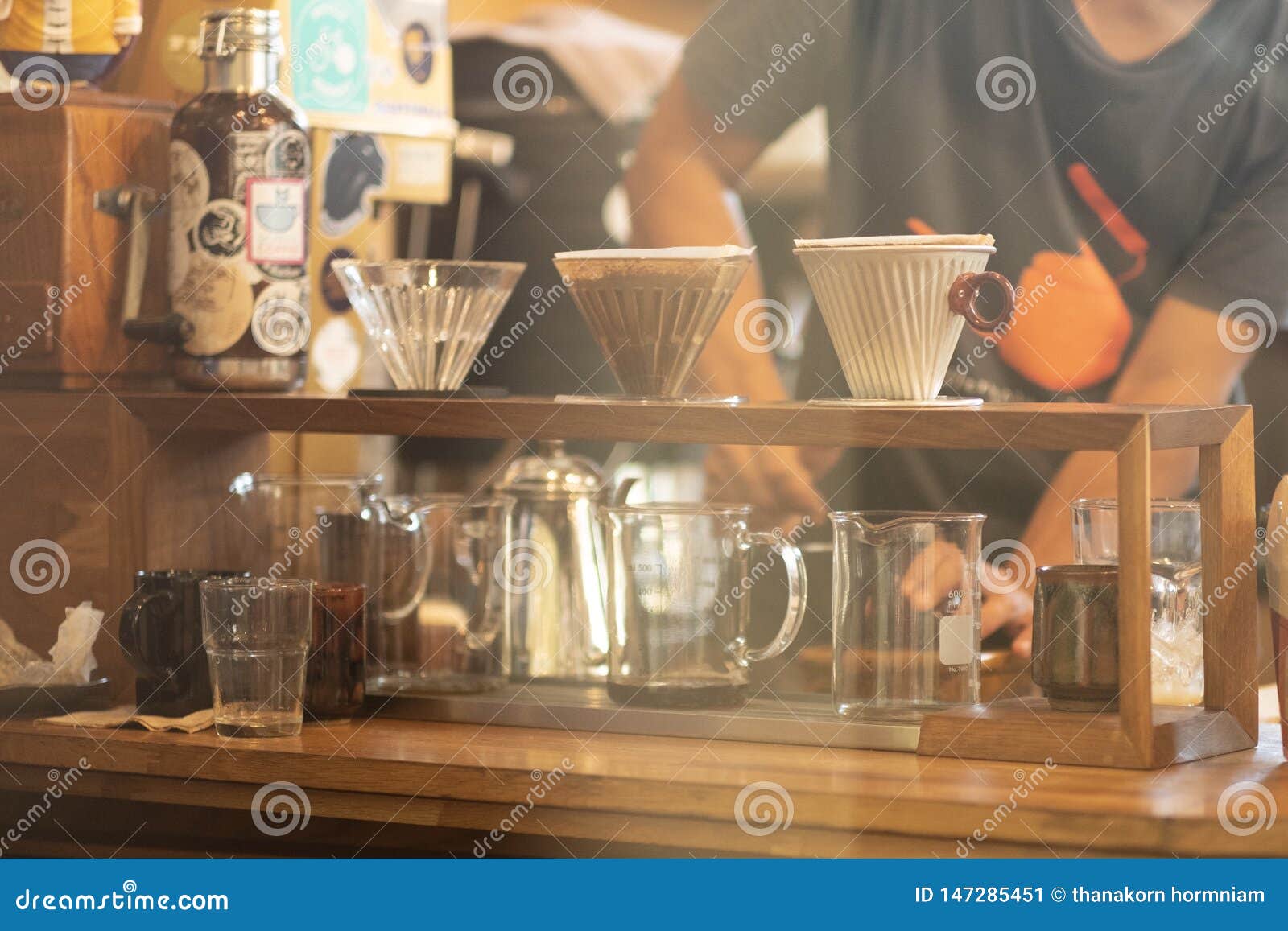 Drip coffee stock image. Image of drop, design, closeup - 147285451