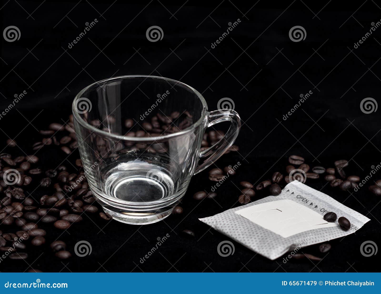 Drip coffee pack stock illustration. Illustration of aromatic - 65671479