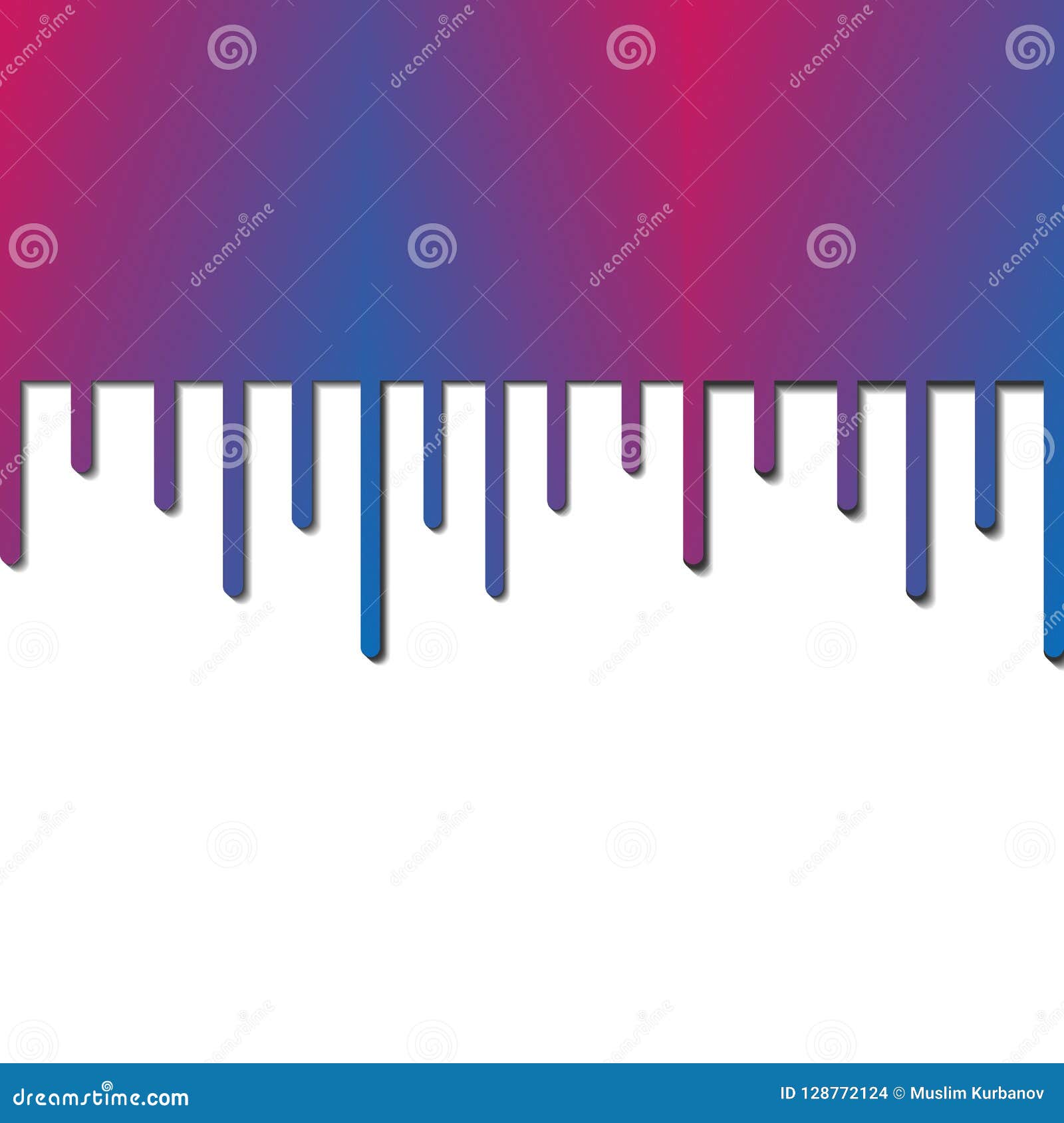 Drip Multicolor Template Banner Background. Vector | CartoonDealer.com ...