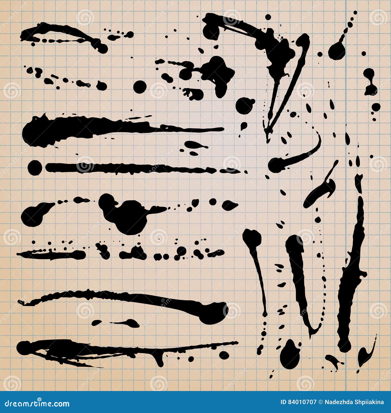 Drip splatter paint stock vector. Illustration of drop - 84010707