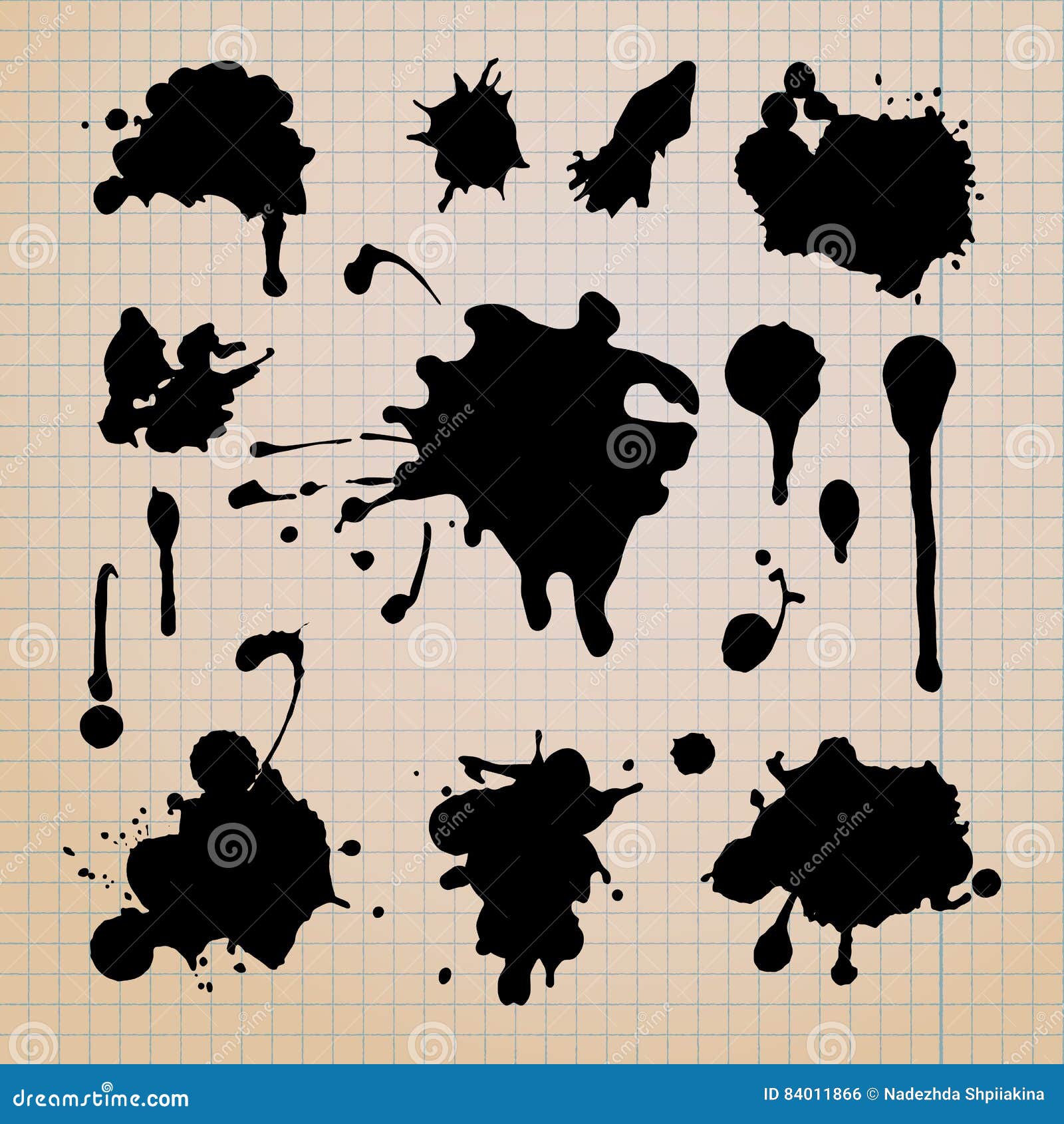 Drip splatter paint stock vector. Illustration of graphic - 84011866