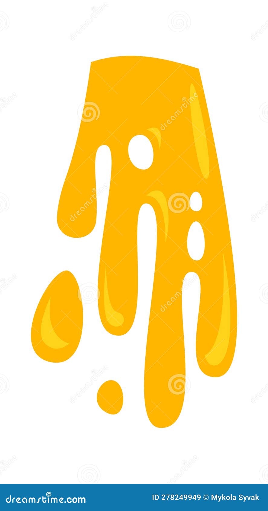 Dripping Abstract Liquid stock vector. Illustration of vector - 278249949