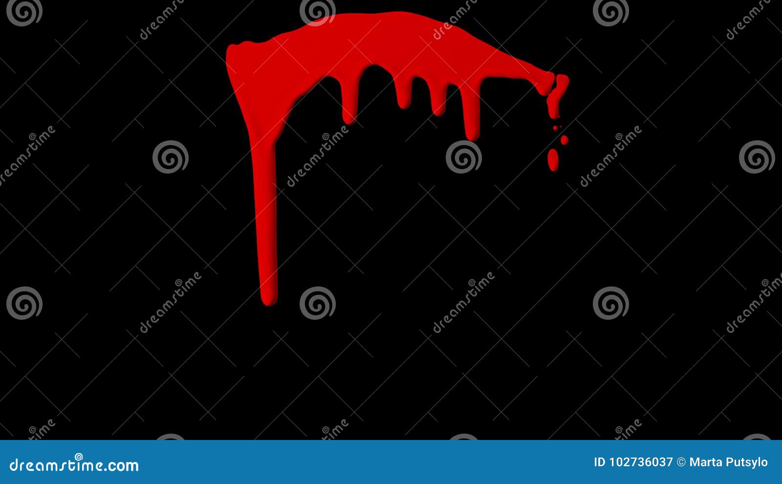 Dripping Blood Isolated Element Stock Image - Image of drop, channel ...
