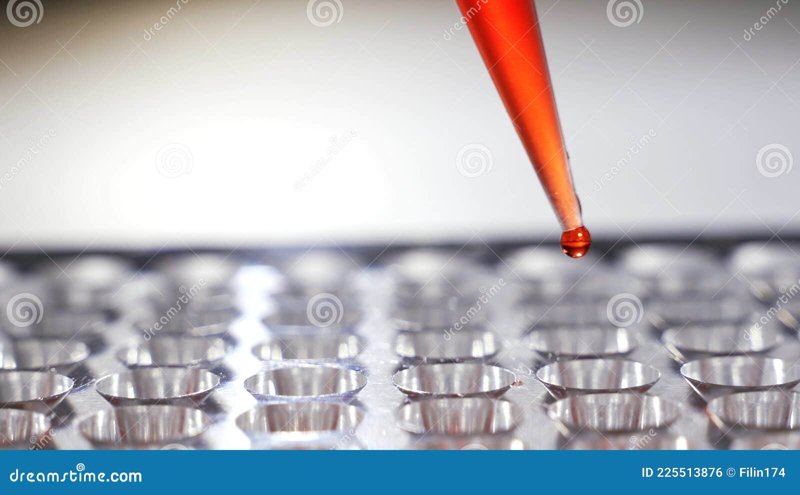 Dripping Blood Samples into Test Tubes, Closeup Stock Photo - Image of ...