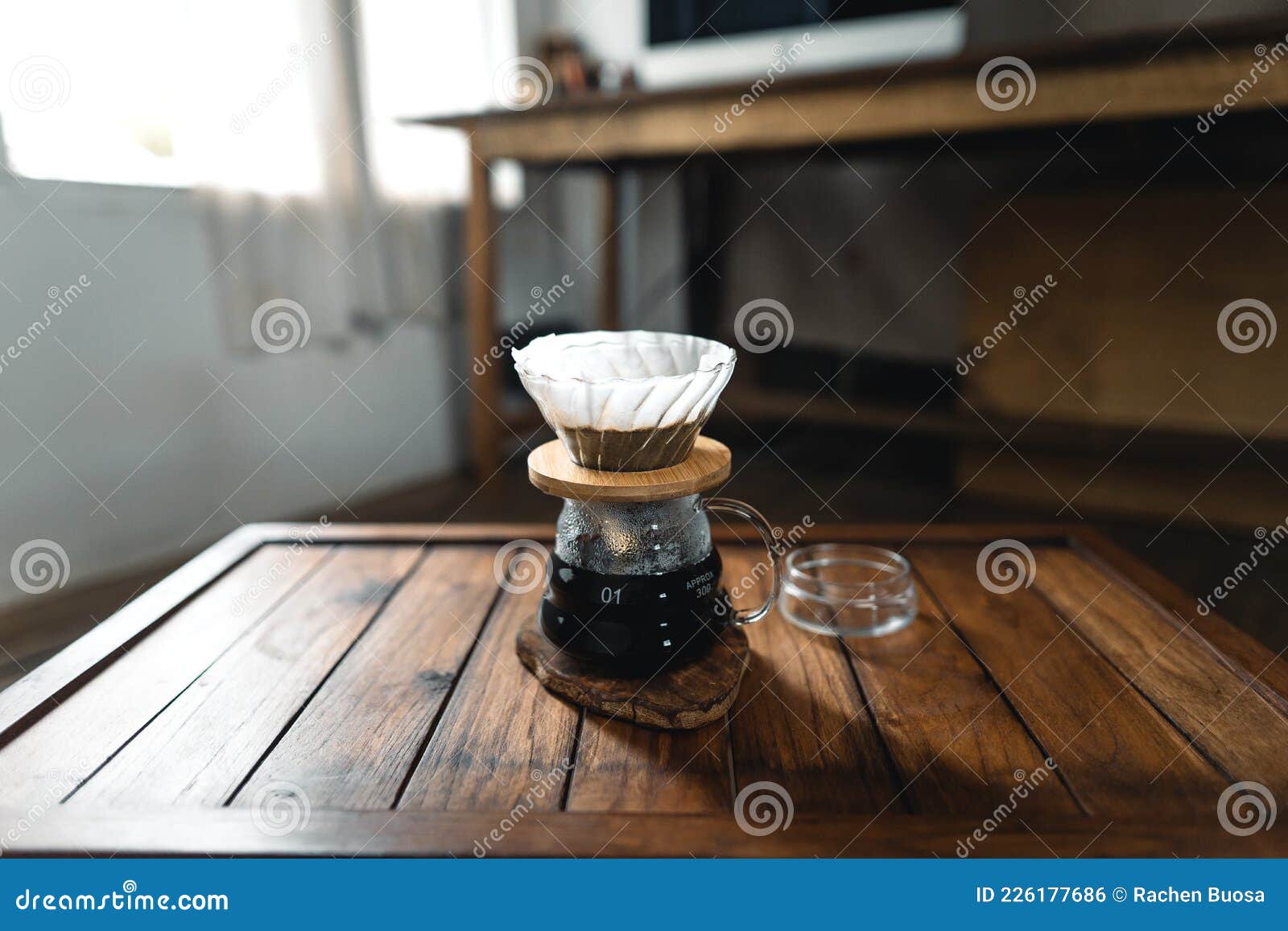 Dripping Coffee and Slow Coffee at Home Stock Photo - Image of brew ...