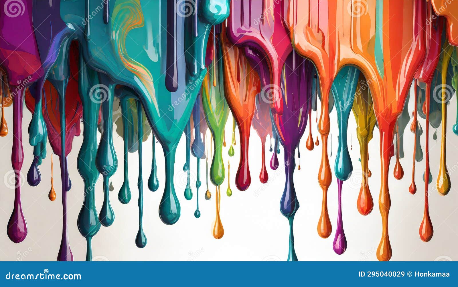 Dripping color stock illustration. Illustration of acrylic - 295040029