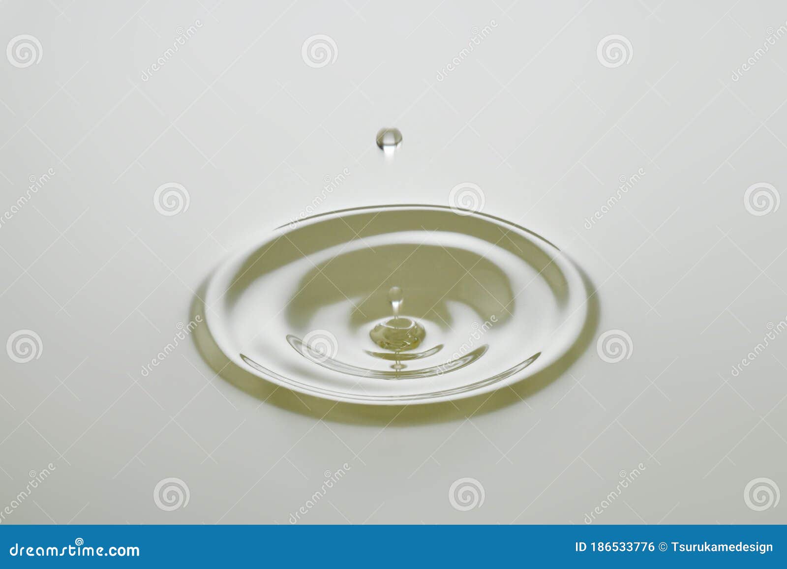 Dripping Colorless Oil on White Background. Stock Photo - Image of ...